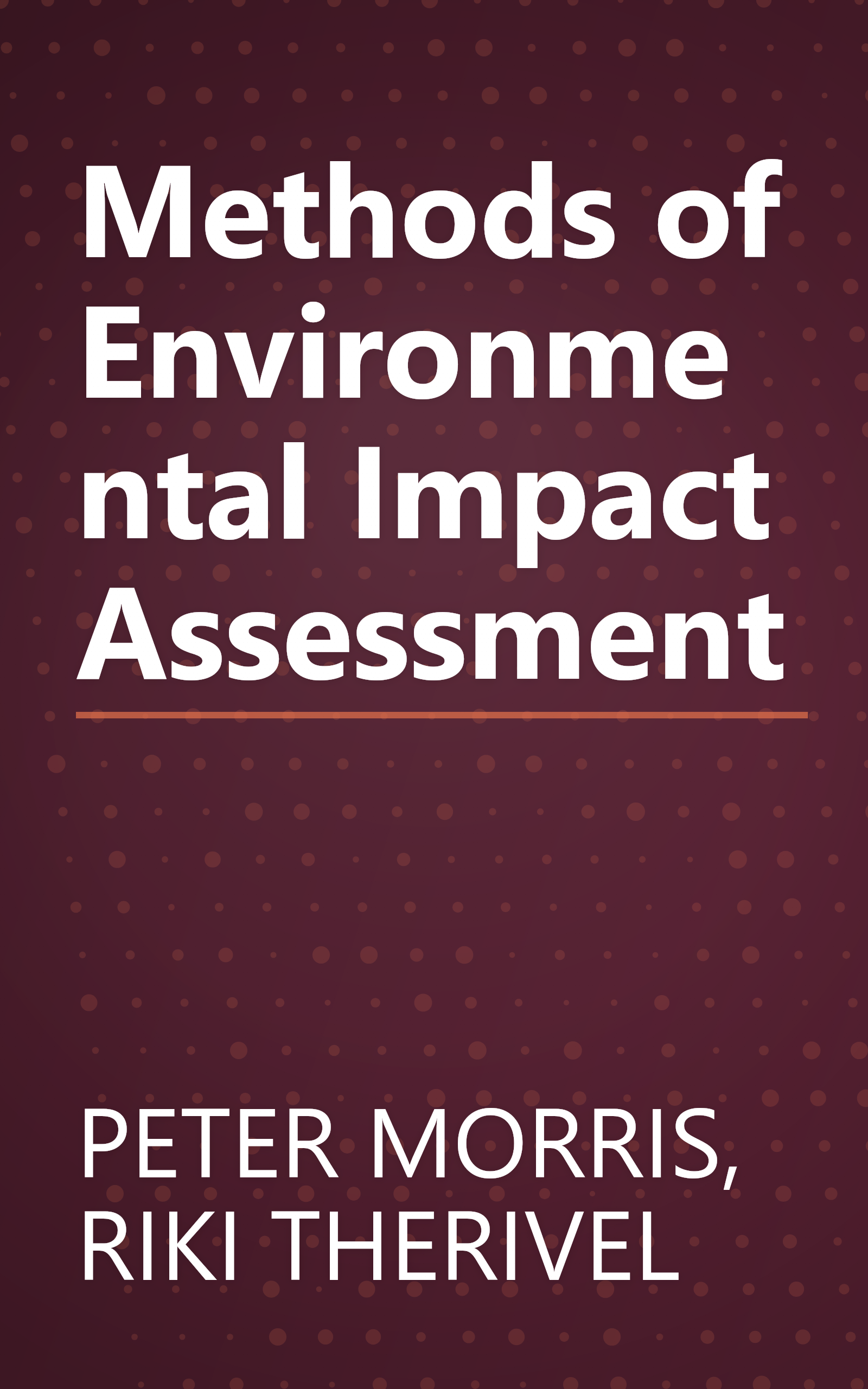 Methods of Environmental Impact Assessment book cover
