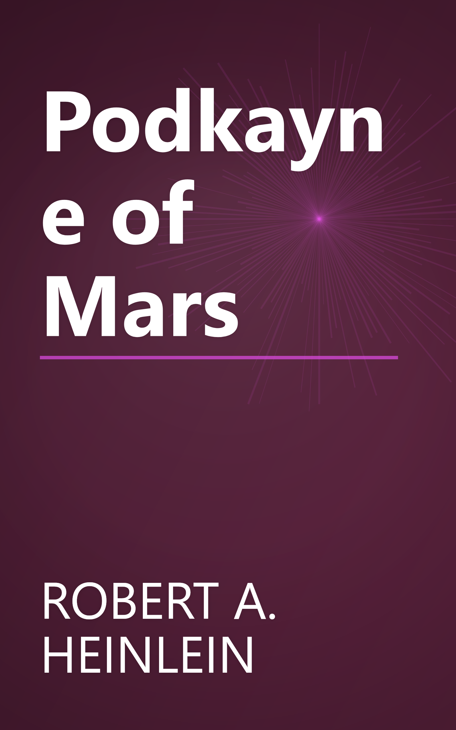Podkayne of Mars book cover