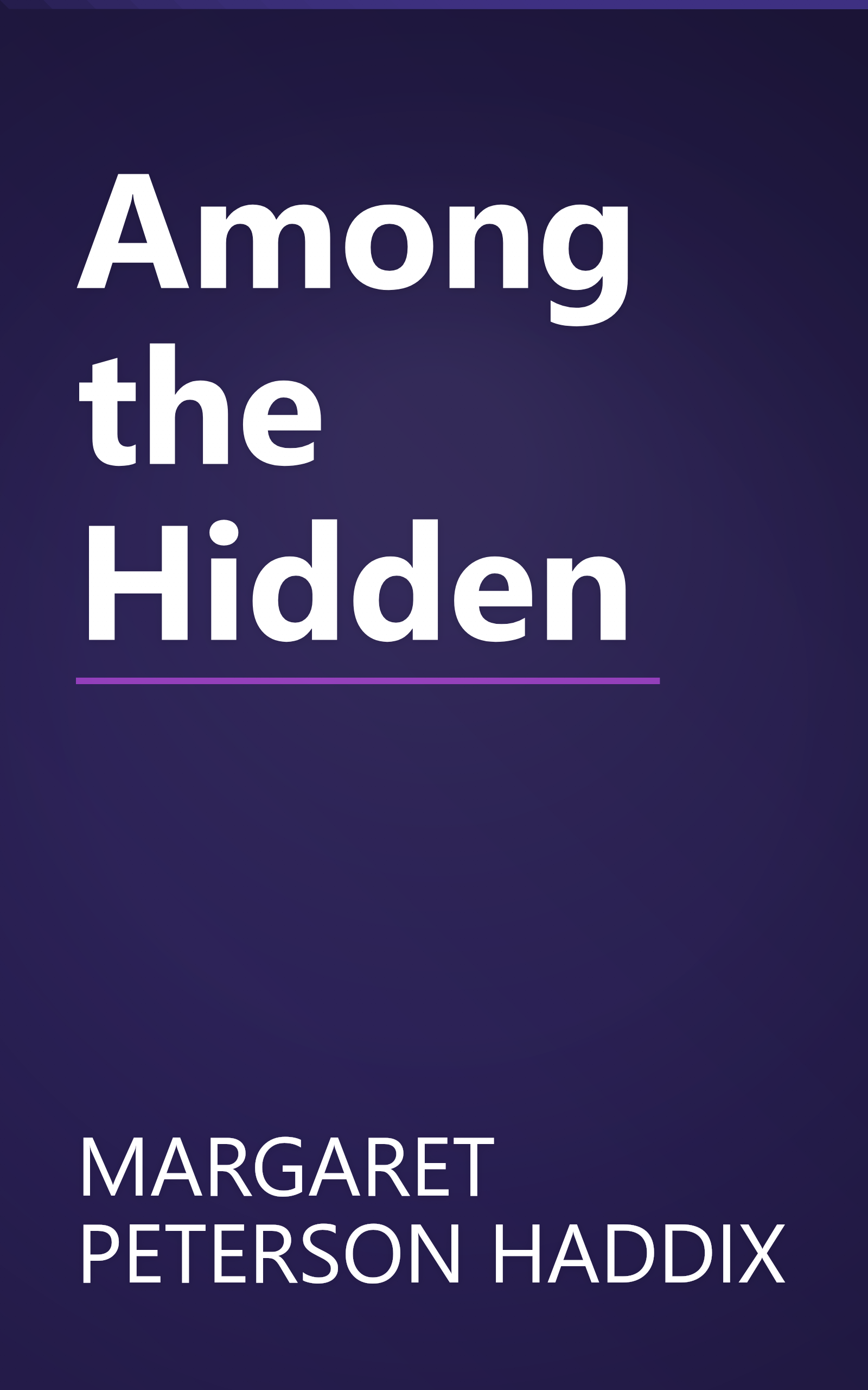 Among the Hidden book cover