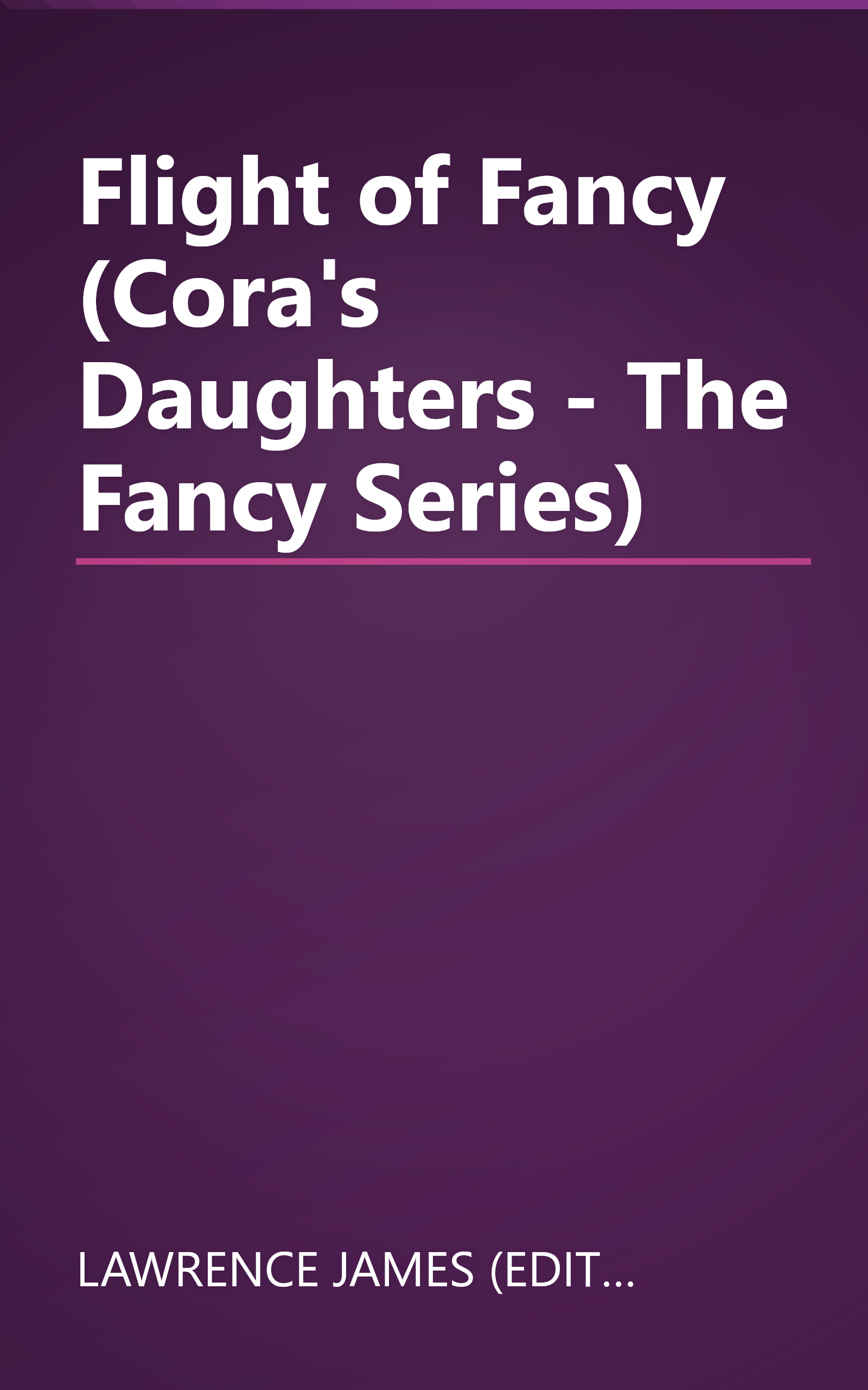 Flight of Fancy (Cora's Daughters - The Fancy Series) book cover