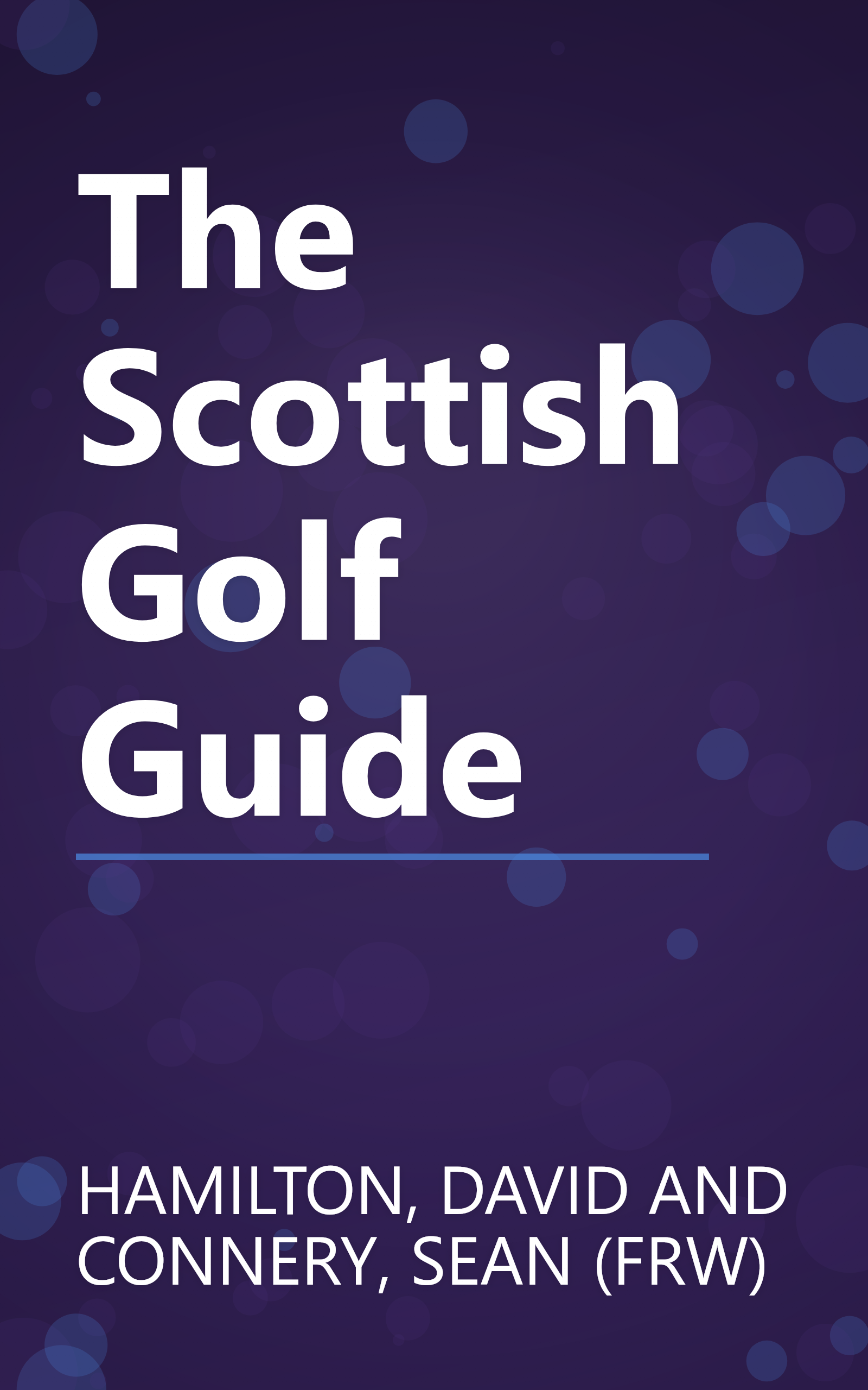 The Scottish Golf Guide book cover