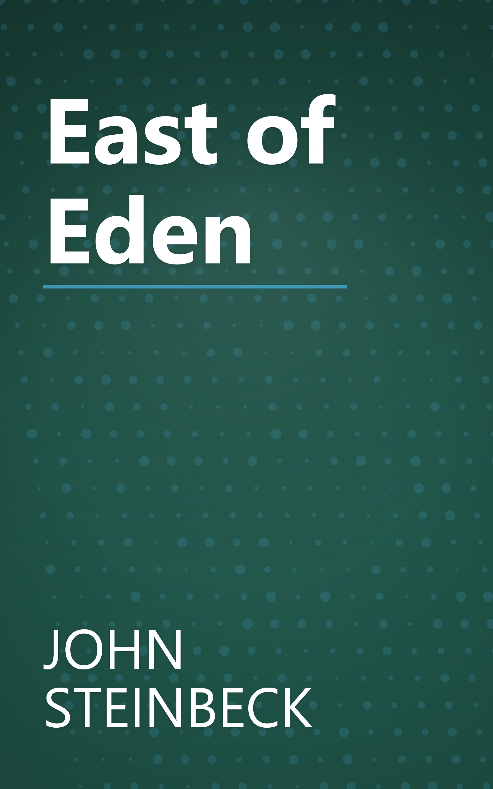 East of Eden book cover