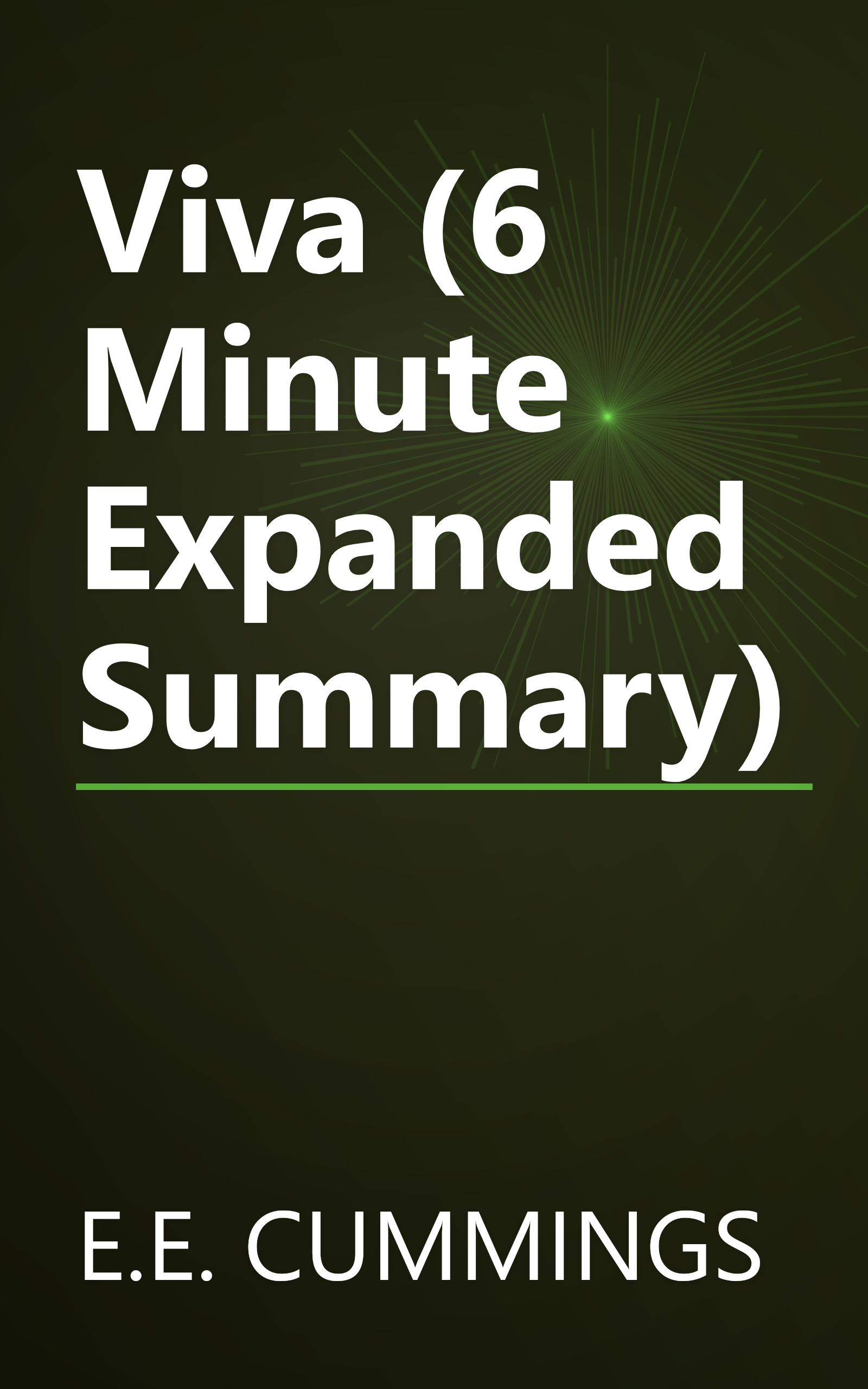 Viva (6 Minute   Expanded Summary) book cover