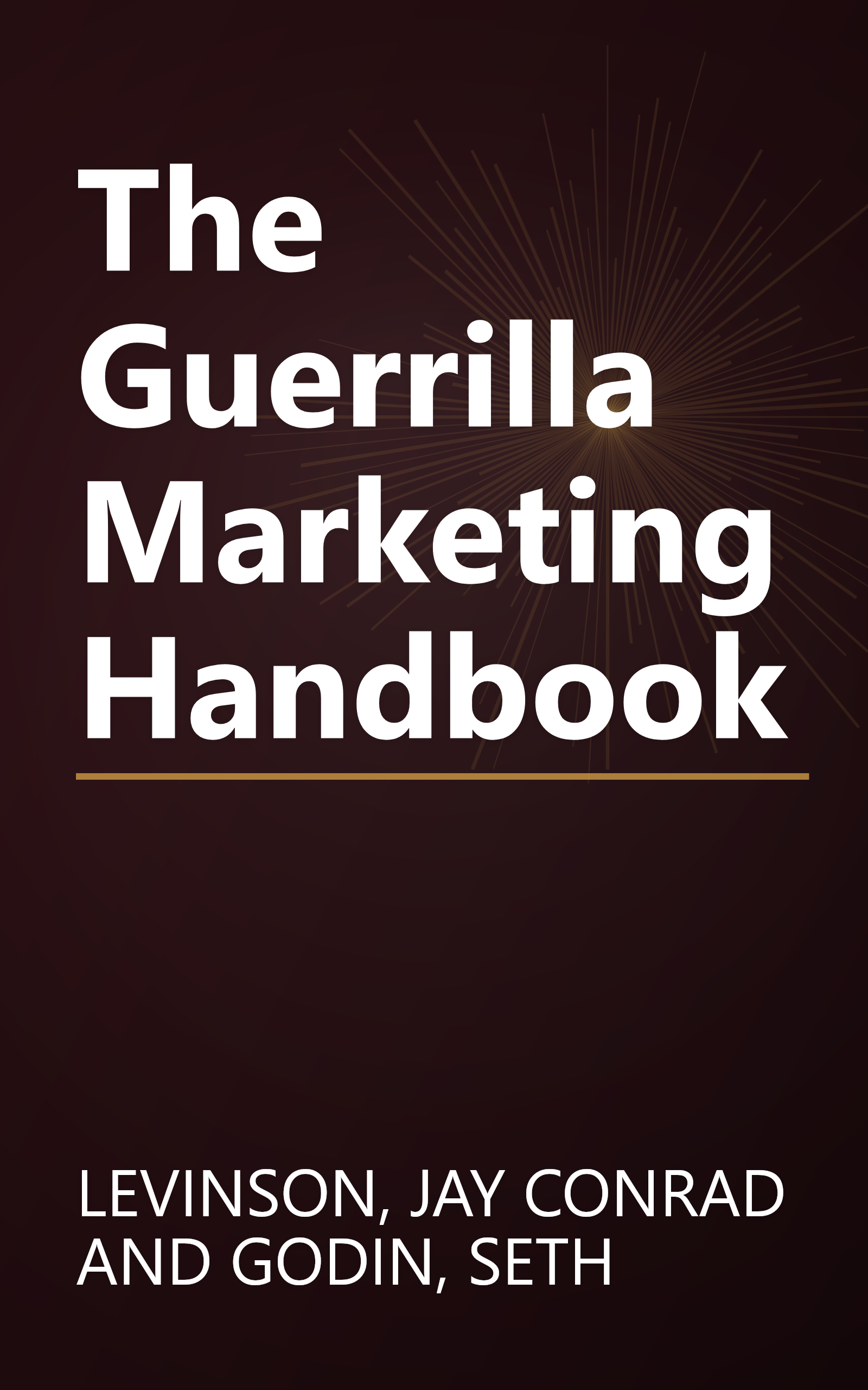 The Guerrilla Marketing Handbook book cover