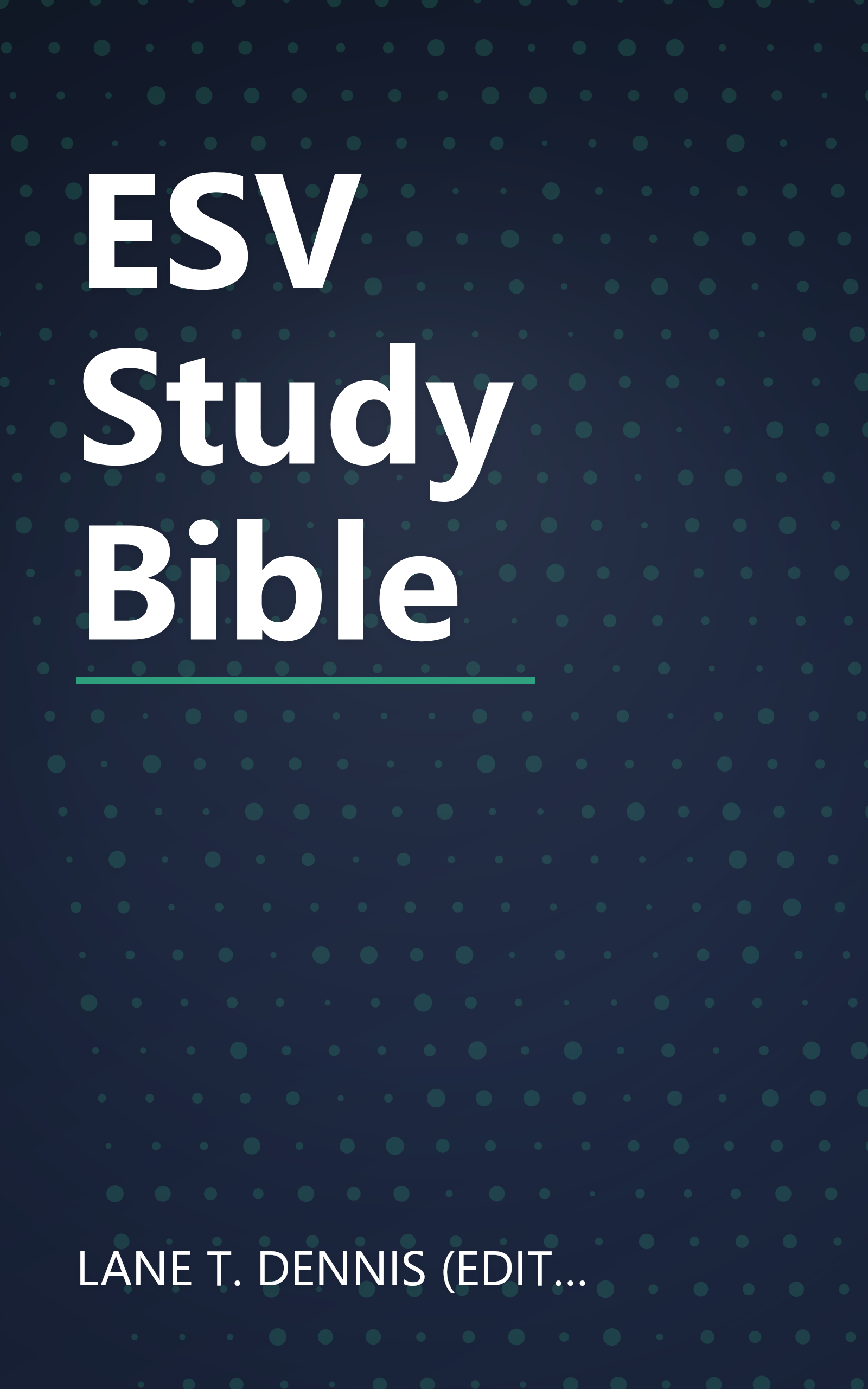 ESV Study Bible book cover