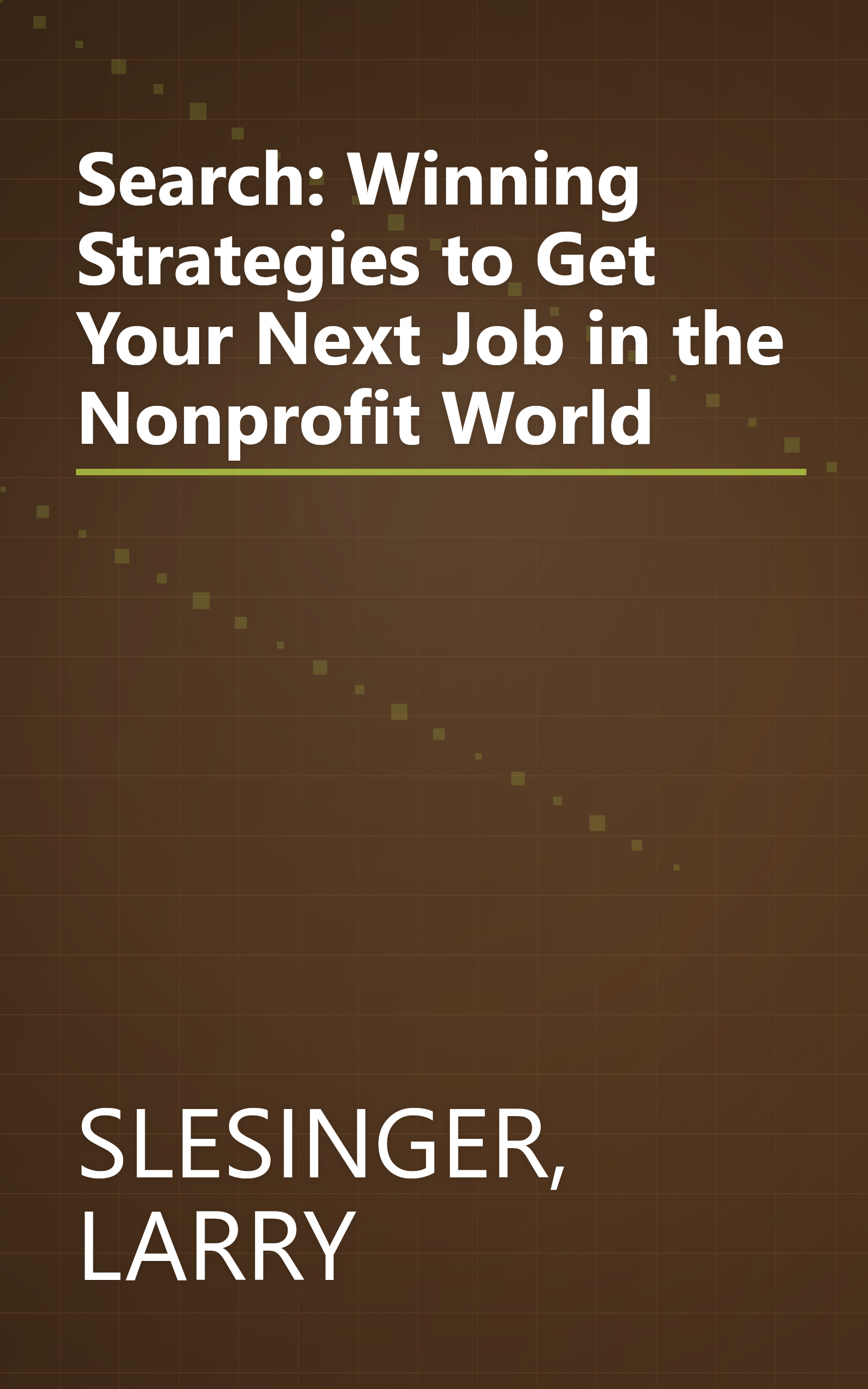 Search: Winning Strategies to Get Your Next Job in the Nonprofit World book cover
