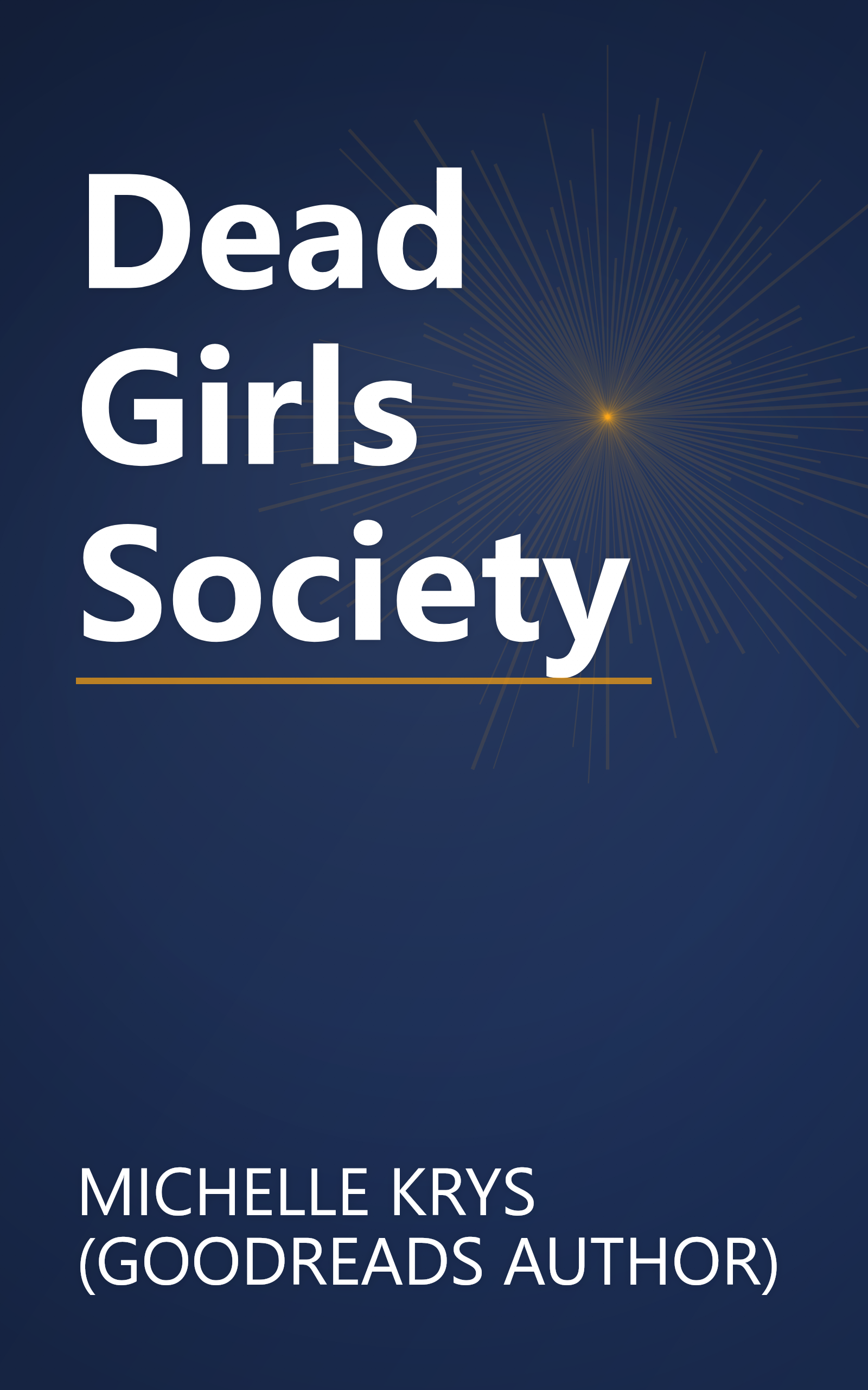 Dead Girls Society book cover