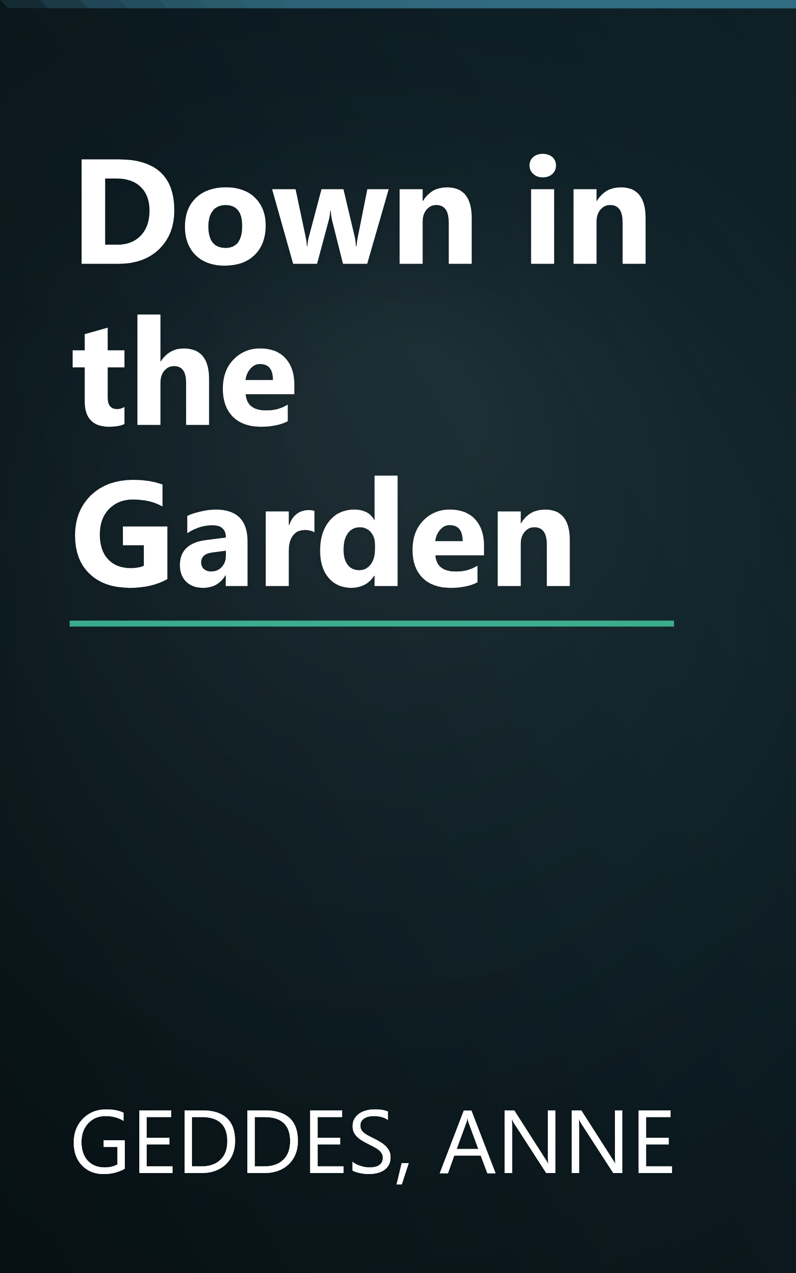 Down in the Garden book cover
