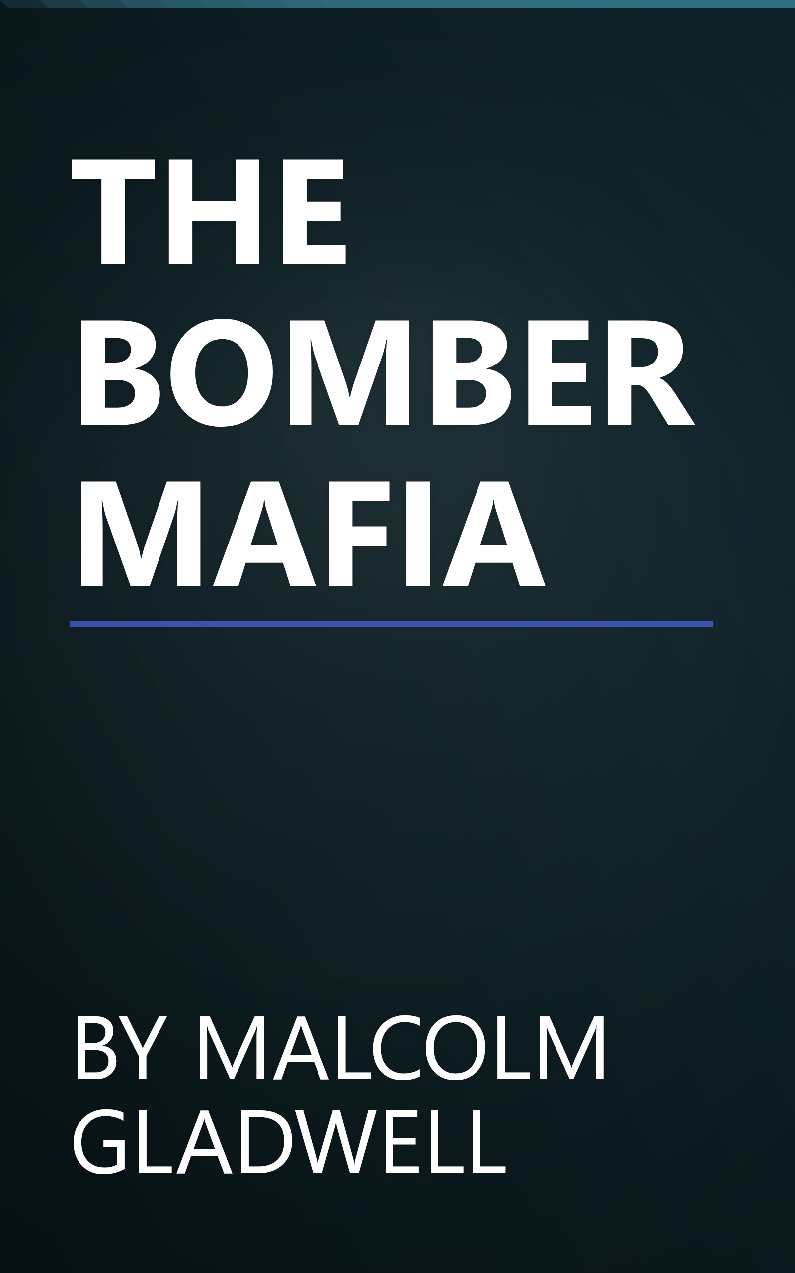 THE BOMBER MAFIA book cover