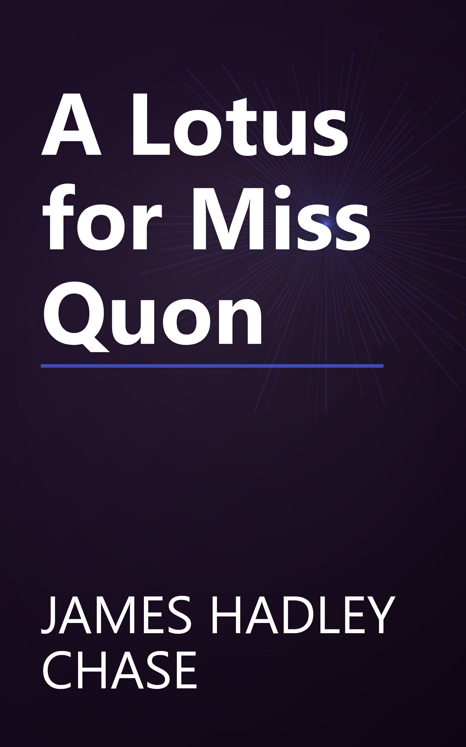 A Lotus for Miss Quon book cover