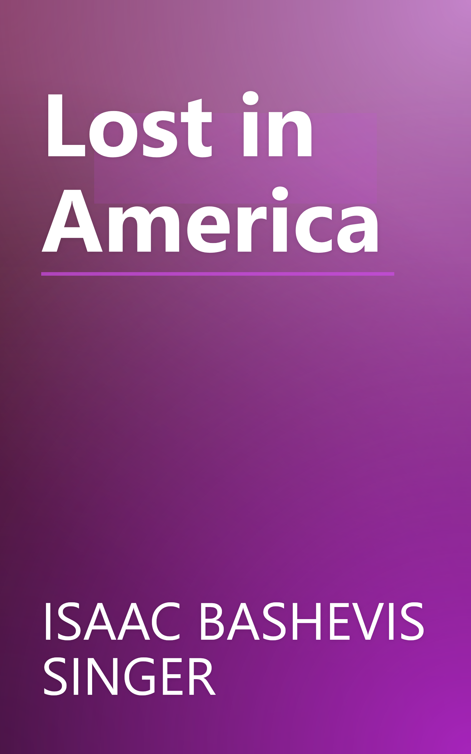 Lost in America book cover