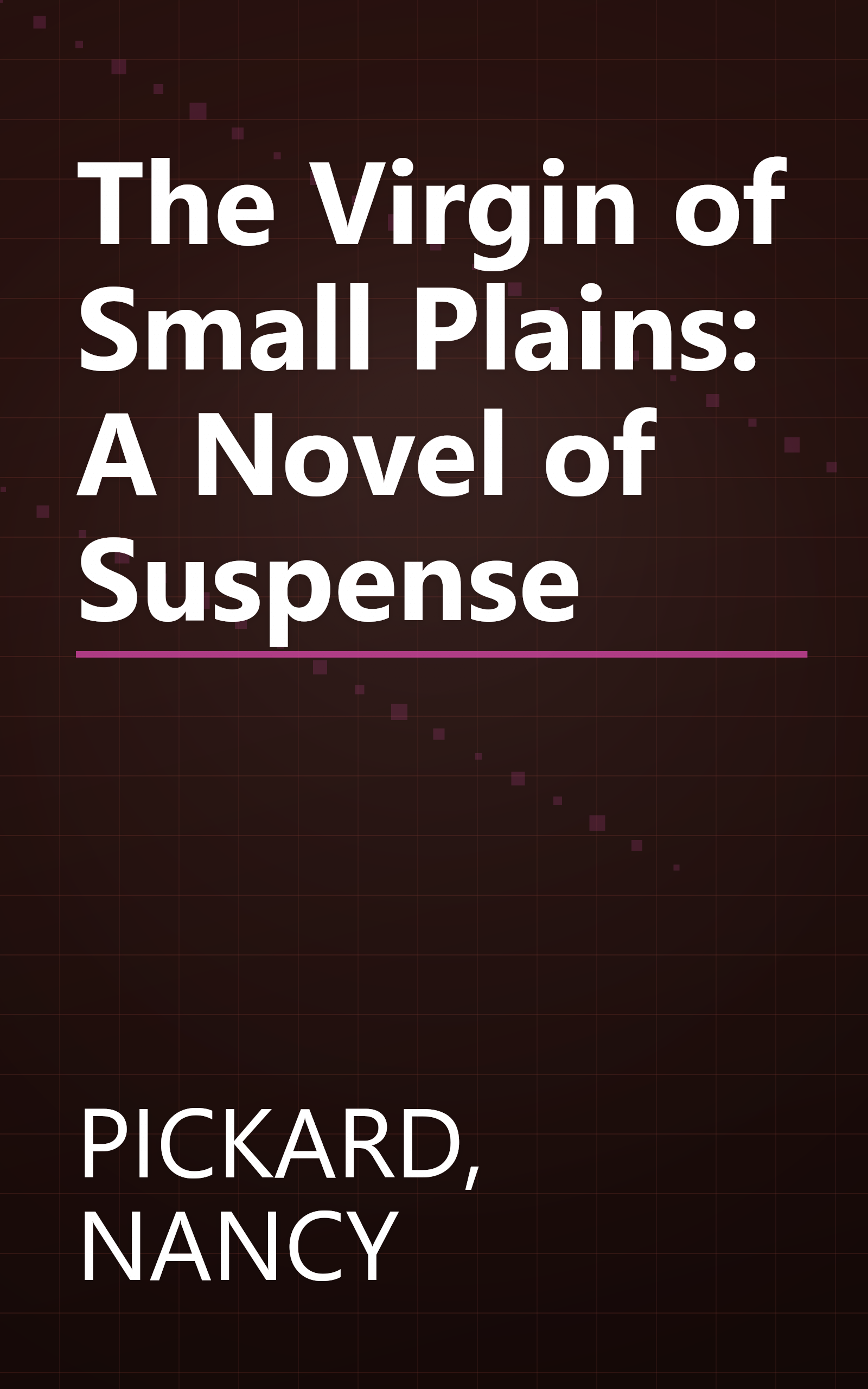 The Virgin of Small Plains: A Novel of Suspense book cover