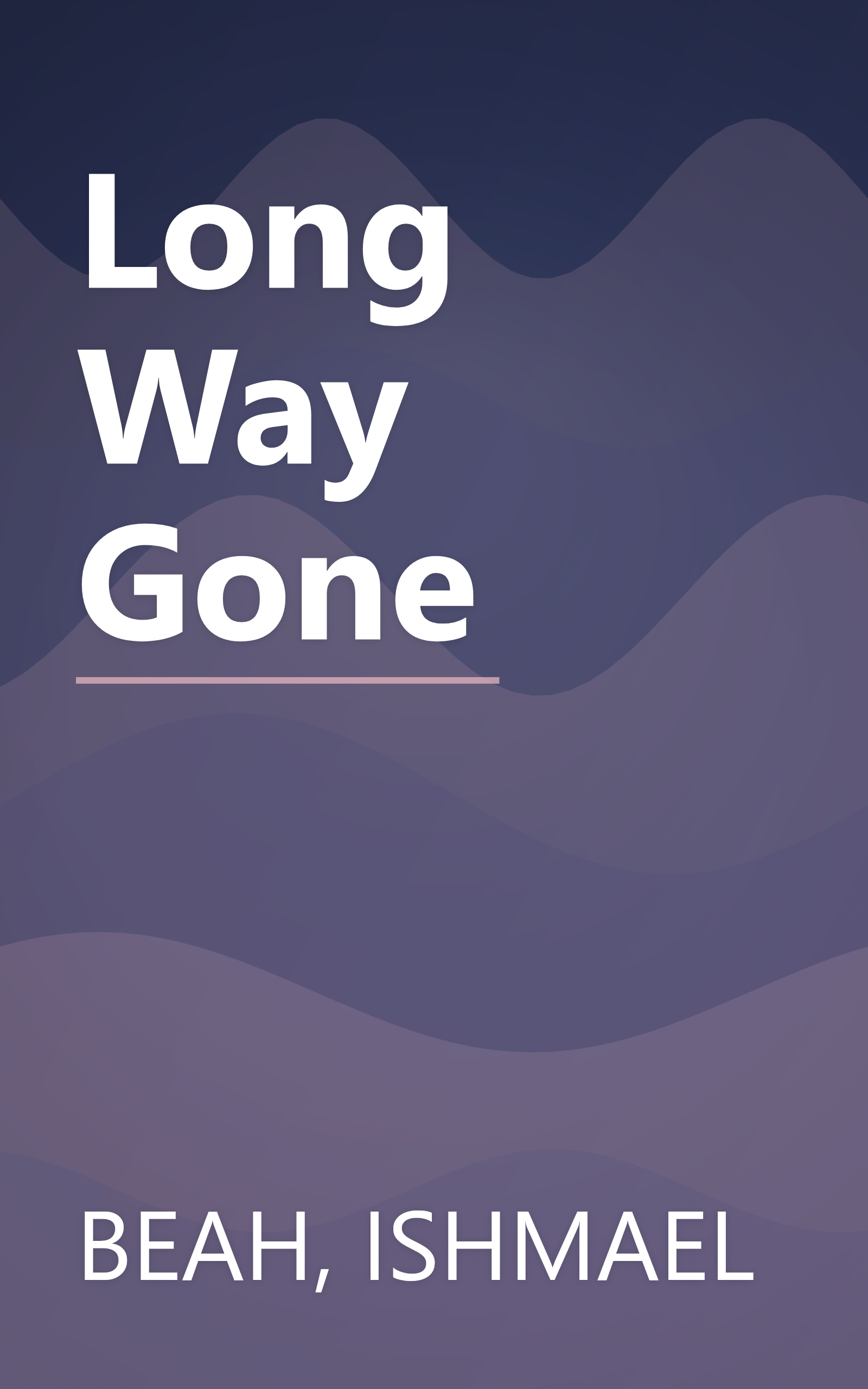 Long Way Gone book cover