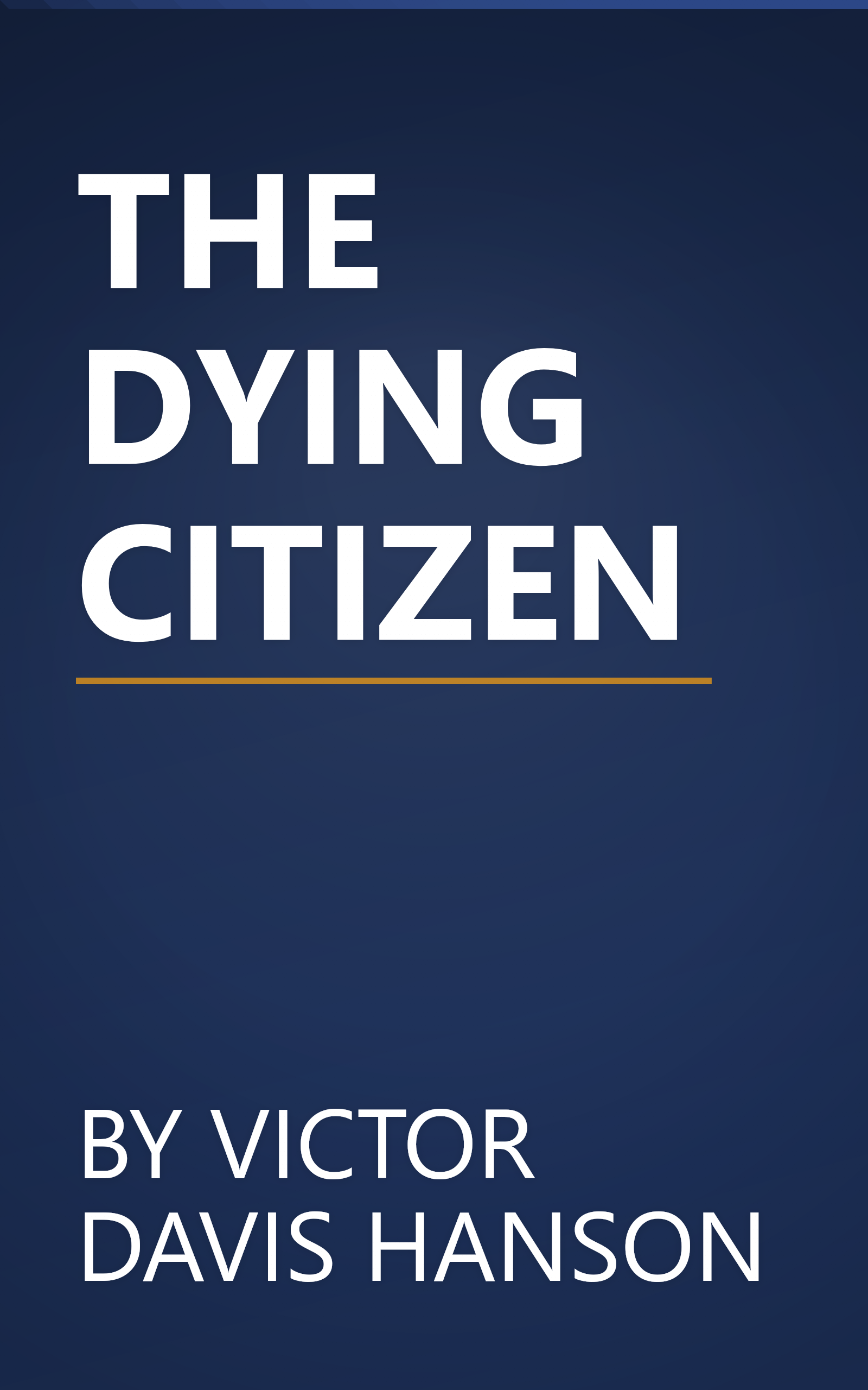 THE DYING CITIZEN book cover