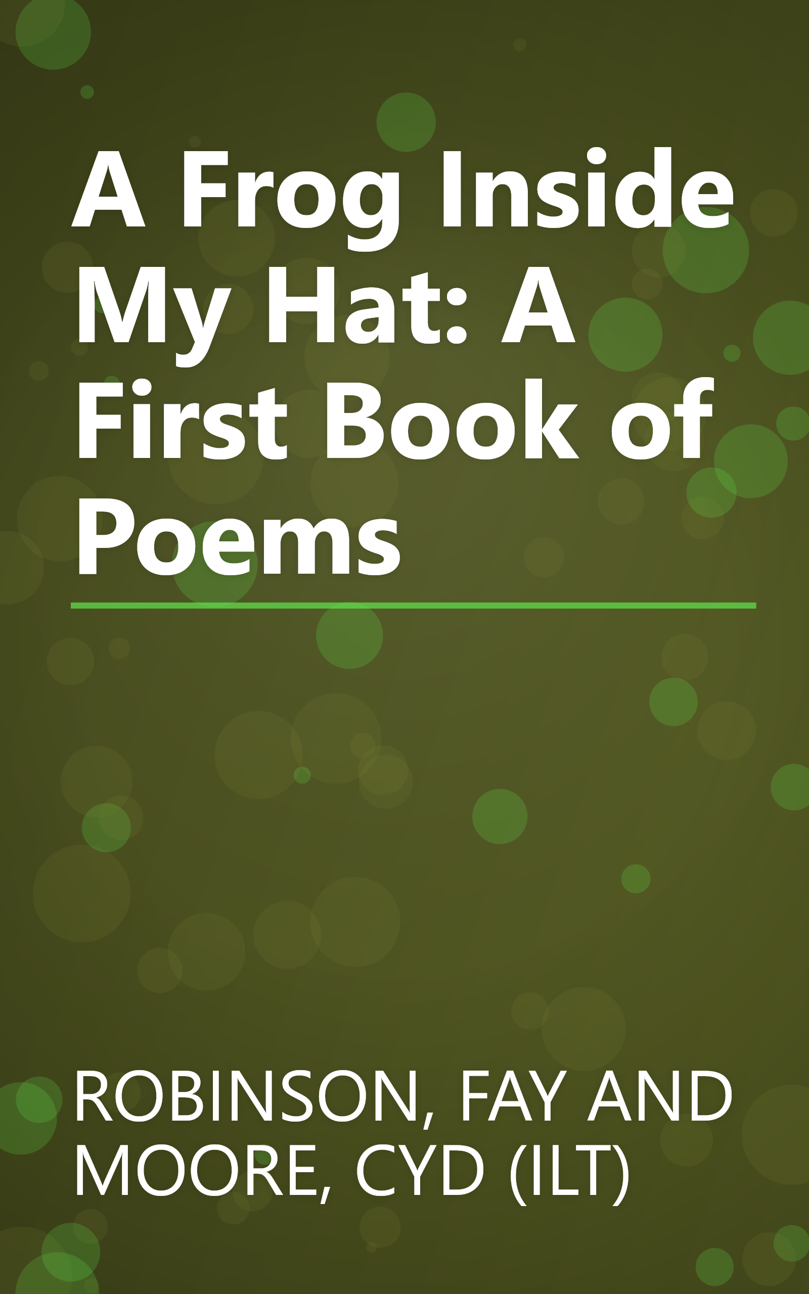 A Frog Inside My Hat: A First Book of Poems book cover