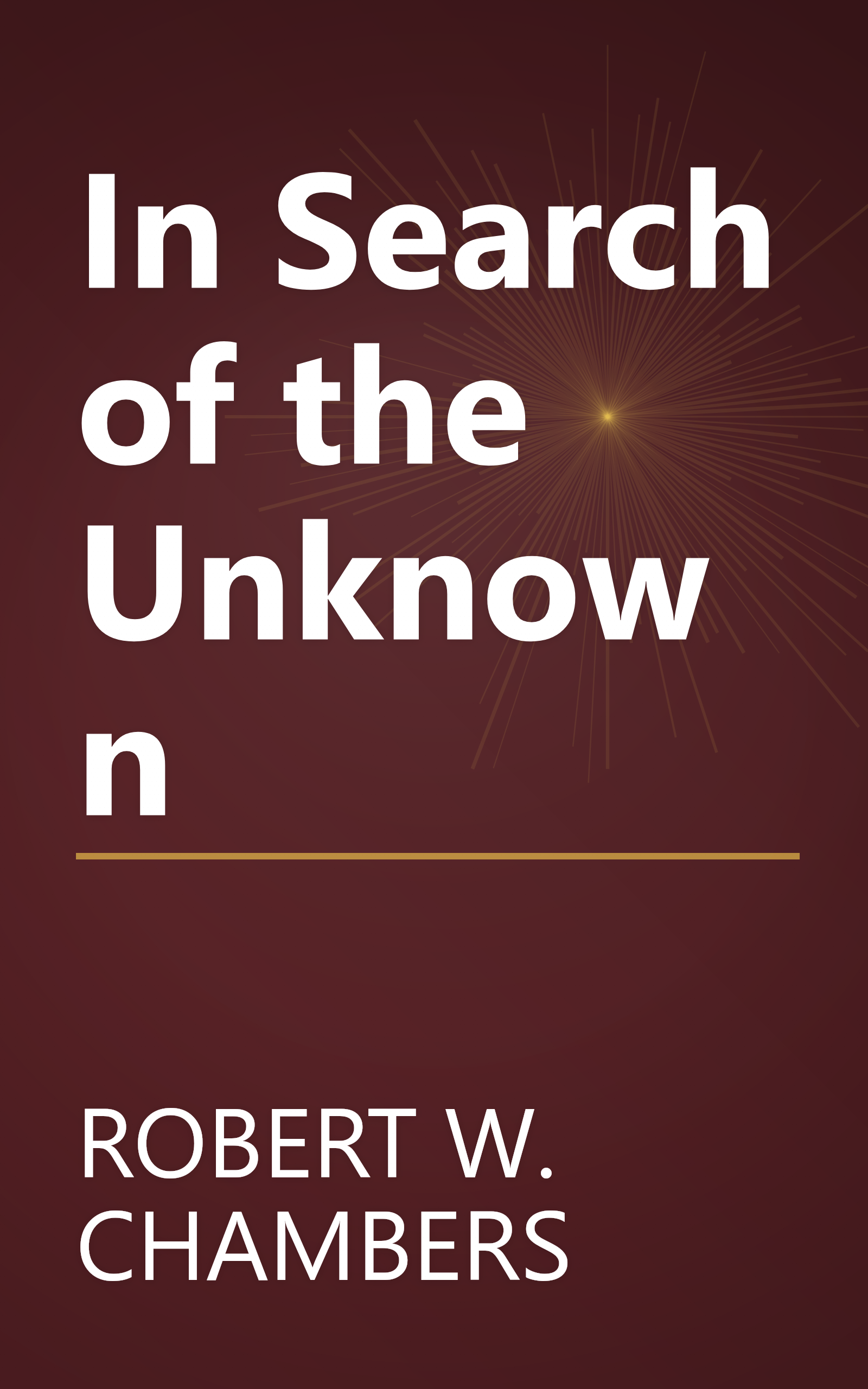 In Search of the Unknown book cover