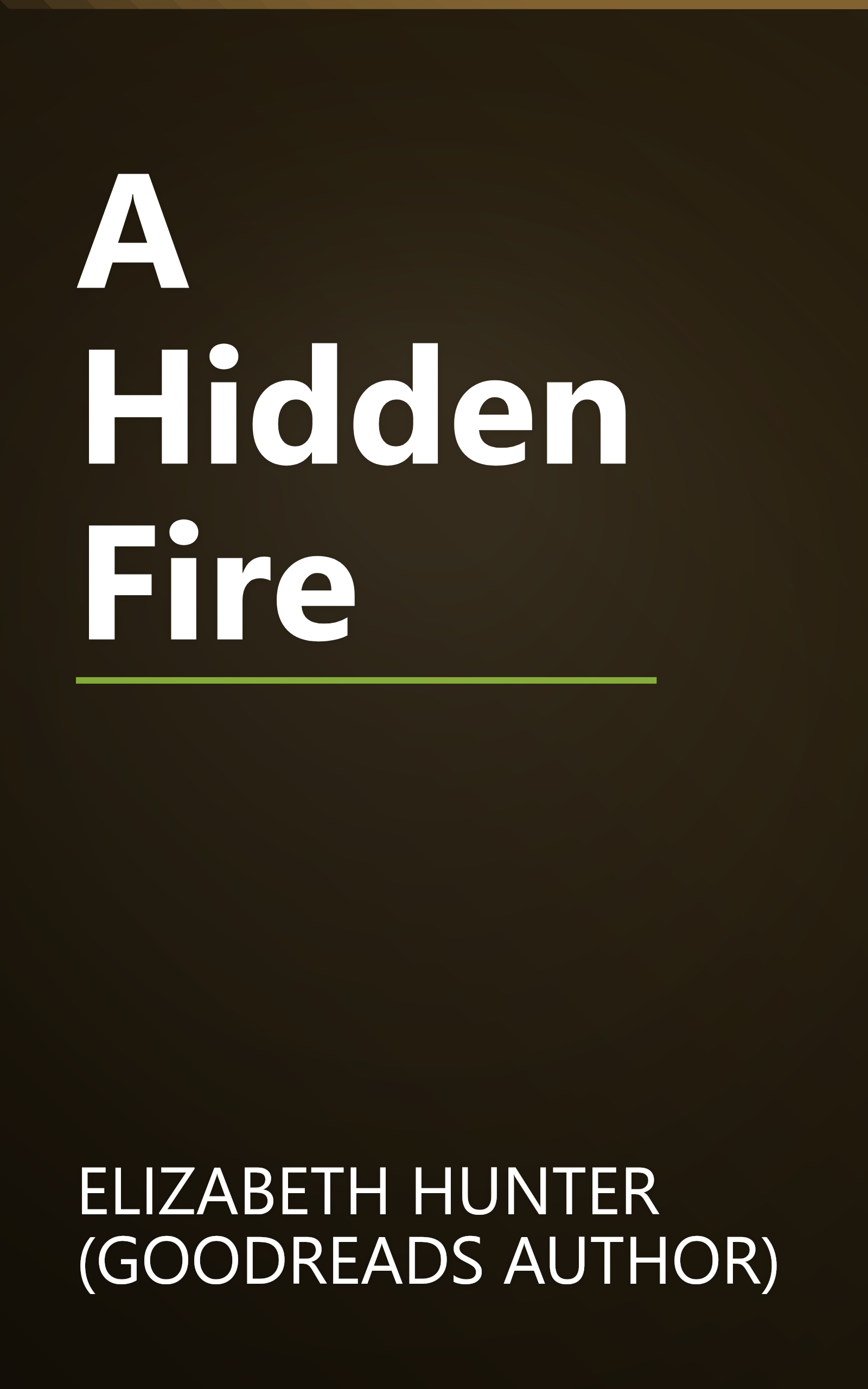 A Hidden Fire book cover