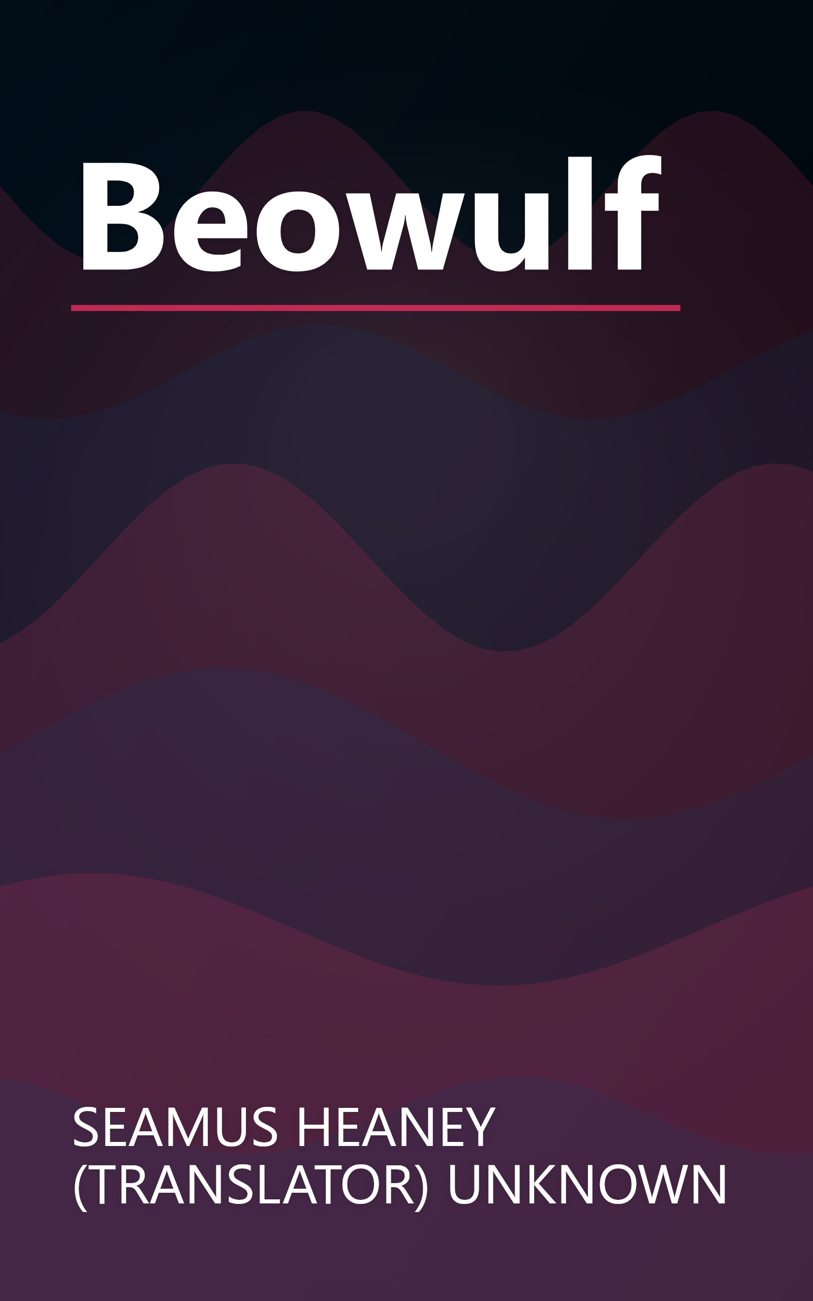 Beowulf book cover