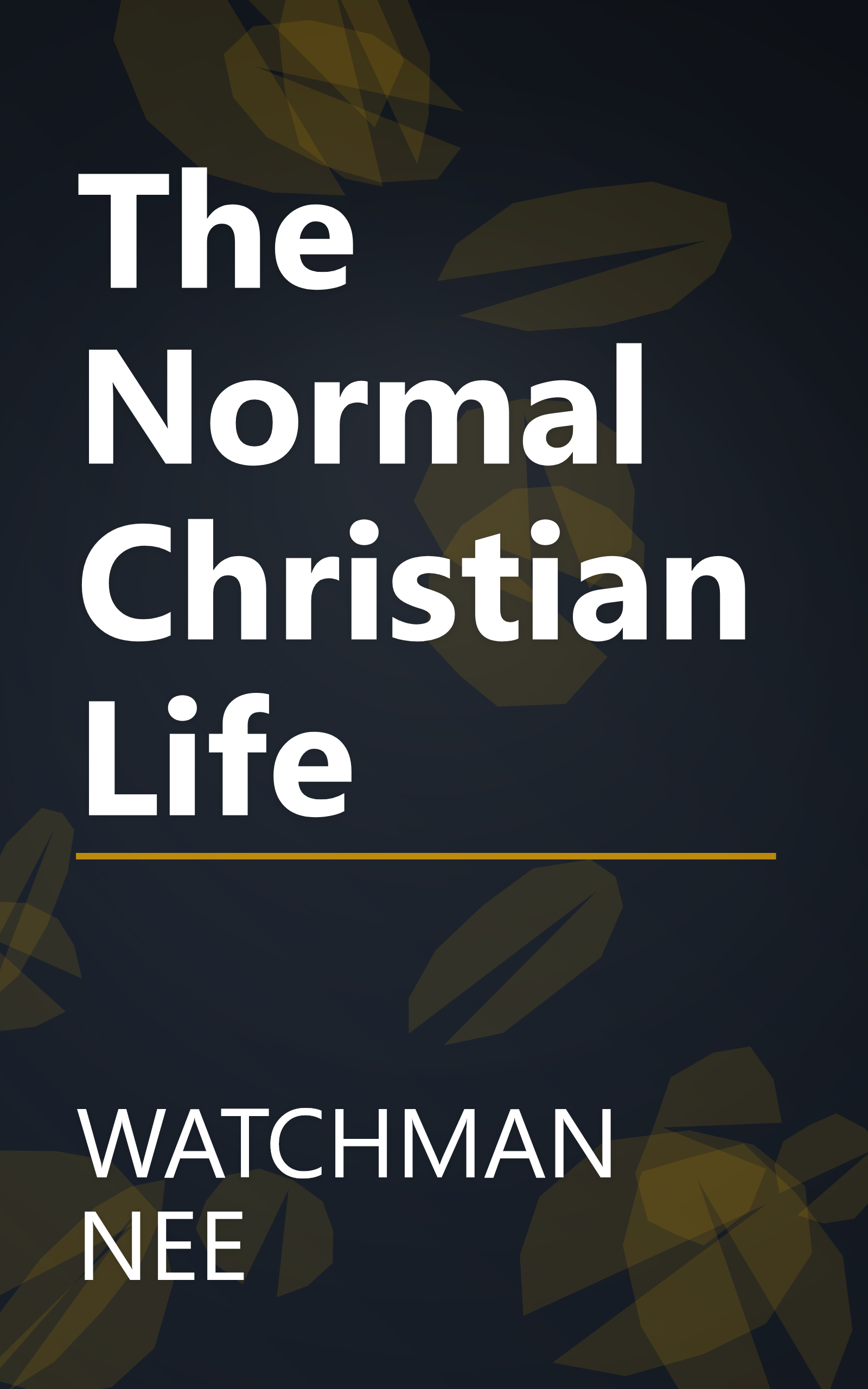 The Normal Christian Life book cover