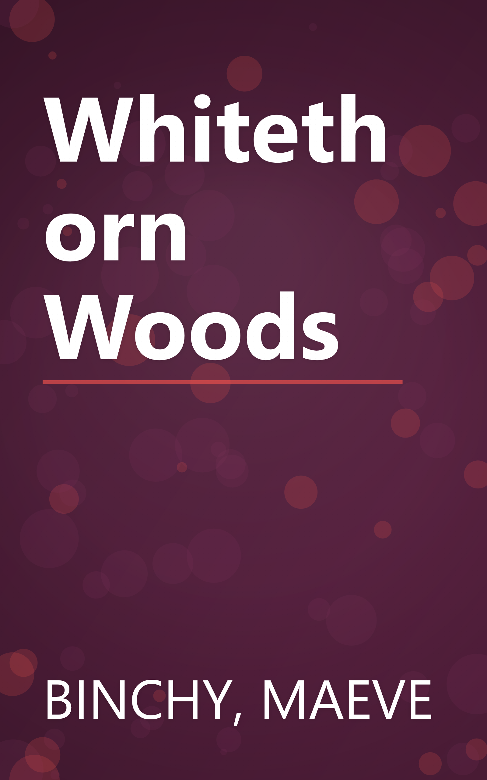 Whitethorn Woods book cover