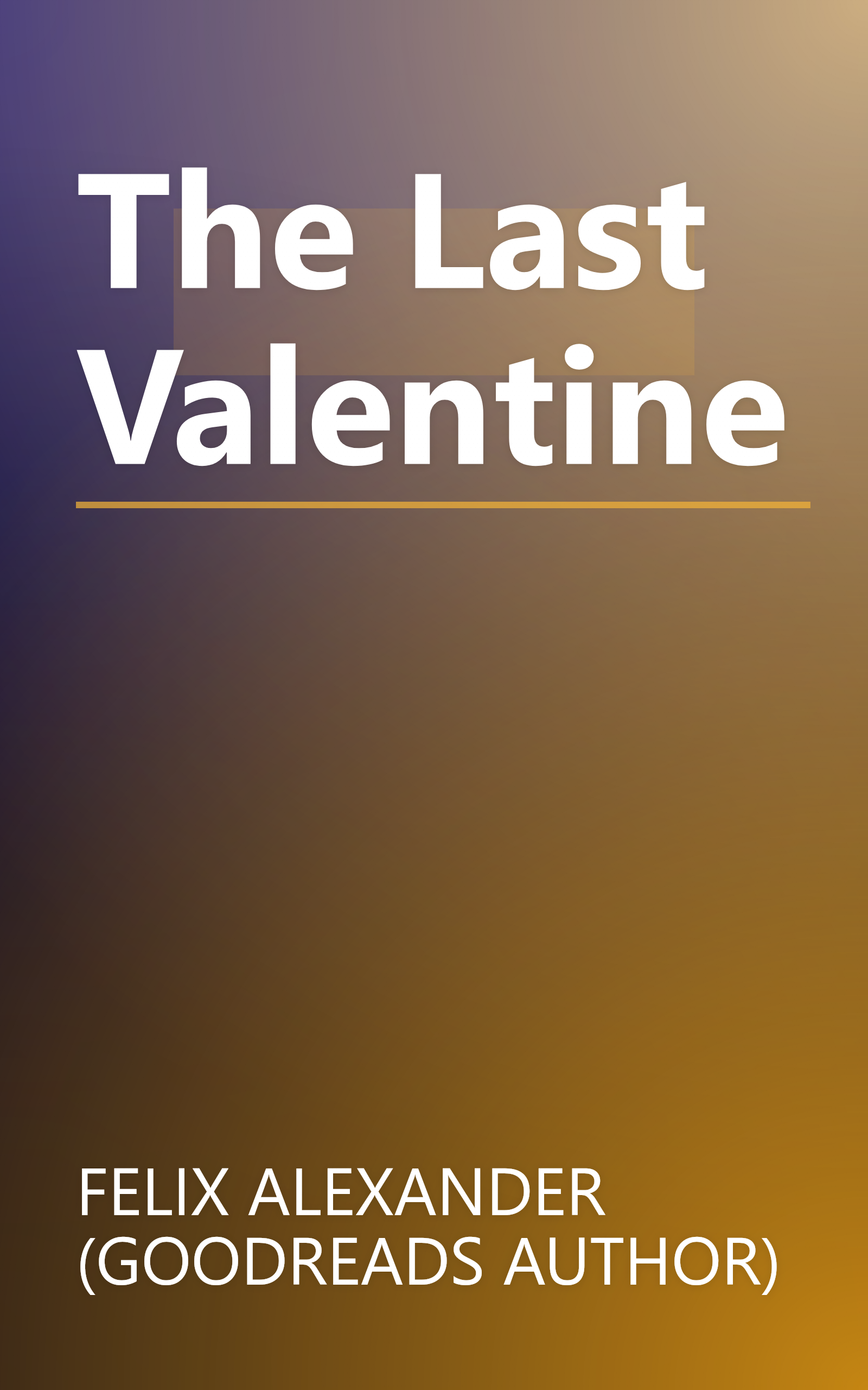The Last Valentine book cover