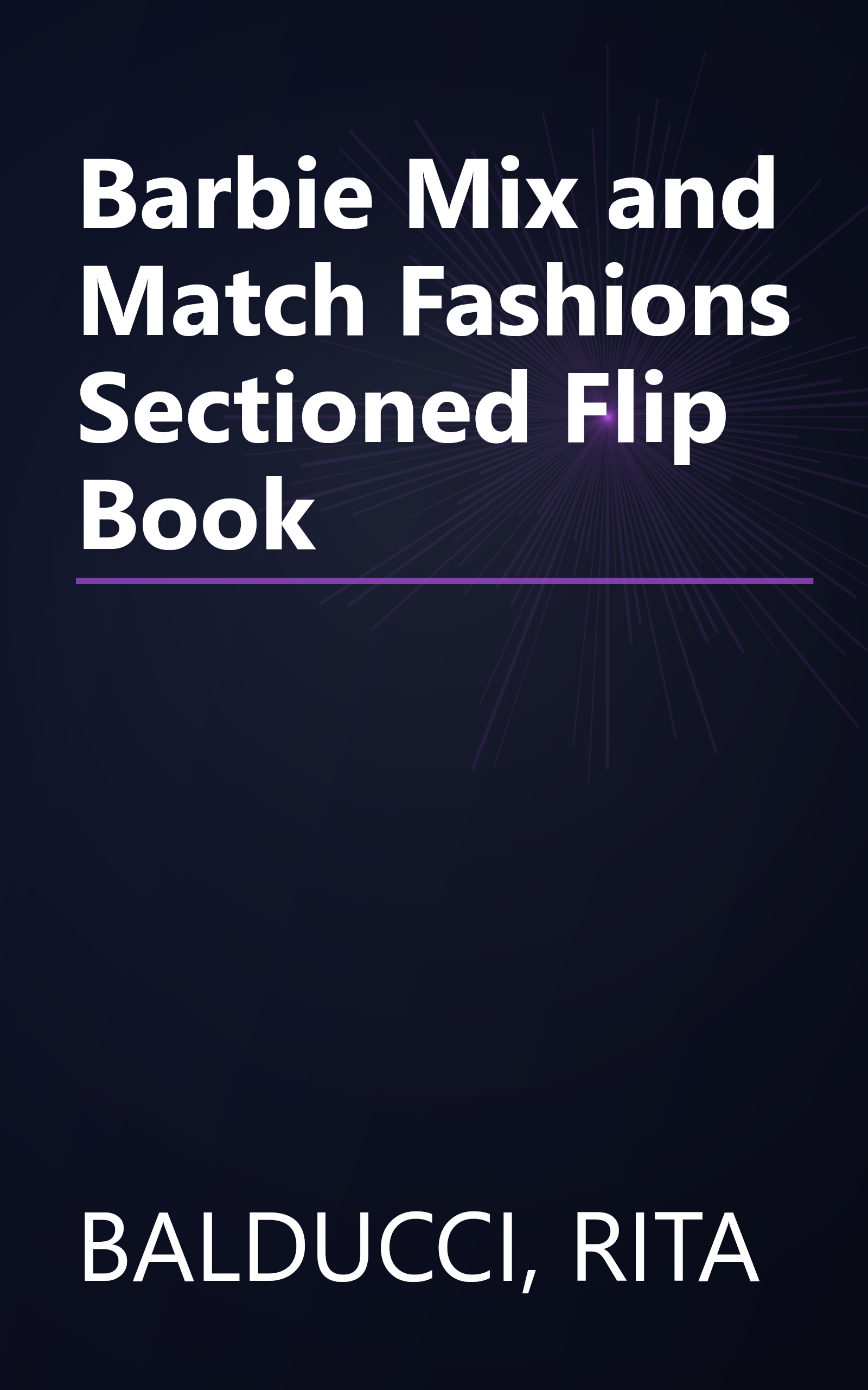 Barbie Mix and Match Fashions Sectioned Flip Book book cover