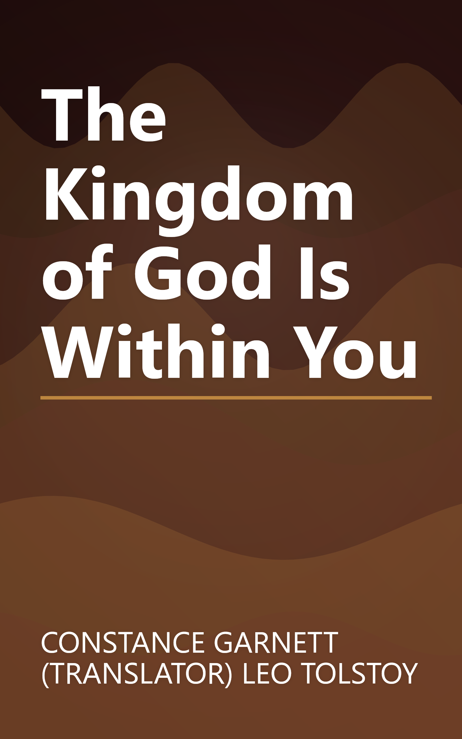 The Kingdom of God Is Within You book cover