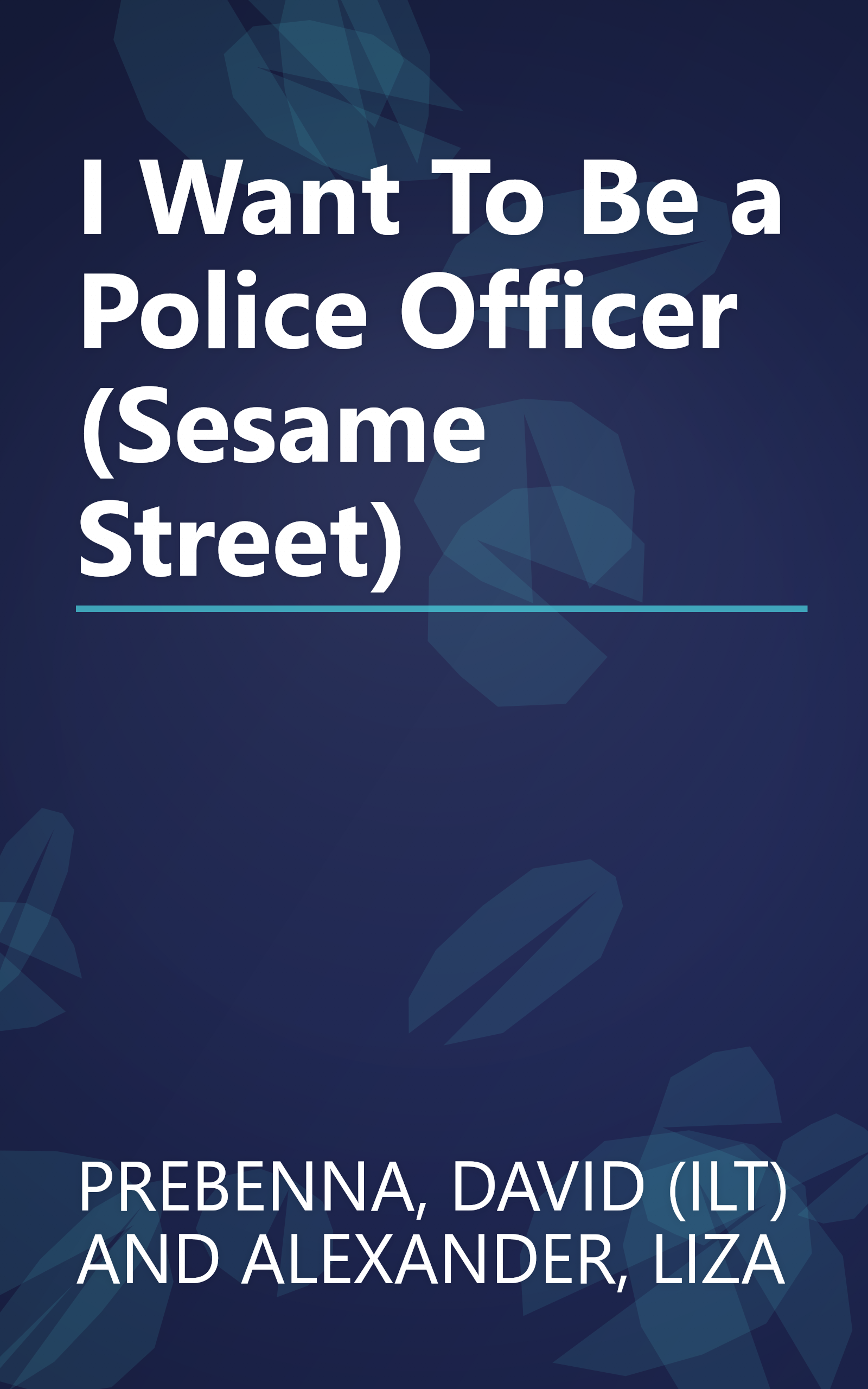 I Want To Be a Police Officer (Sesame Street) book cover