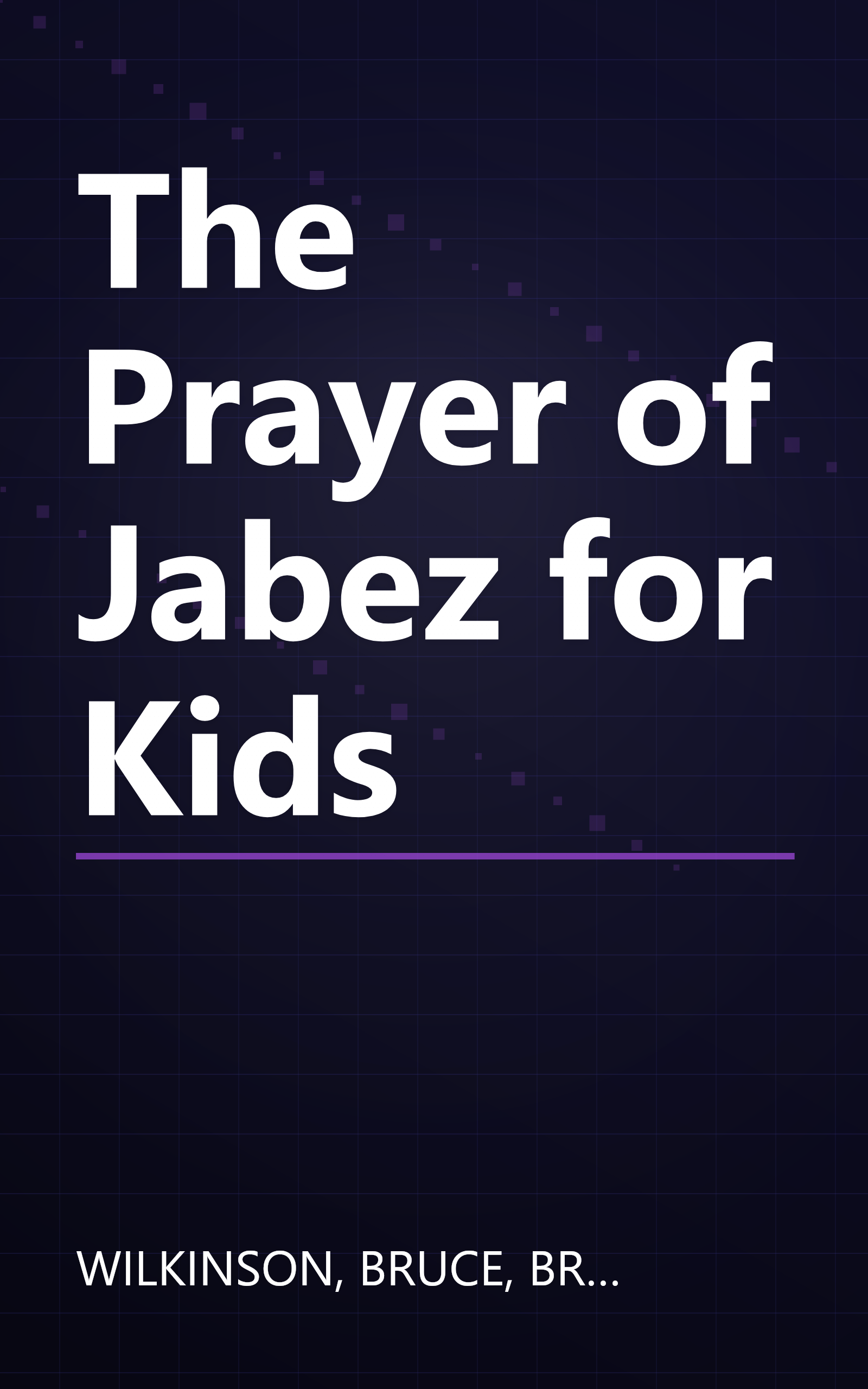 The Prayer of Jabez for Kids book cover