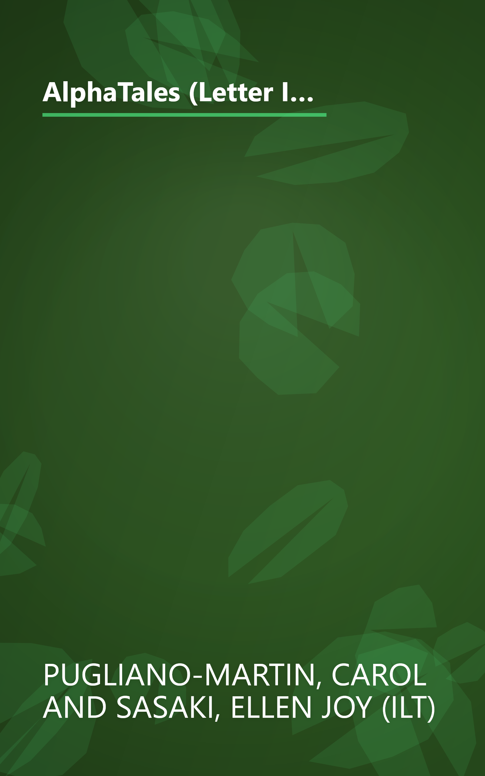 AlphaTales (Letter I: Iguana on Ice): A Series of 26 Irresistible Animal Storybooks That Build Phonemic Awareness & Teach Each letter of the Alphabet book cover