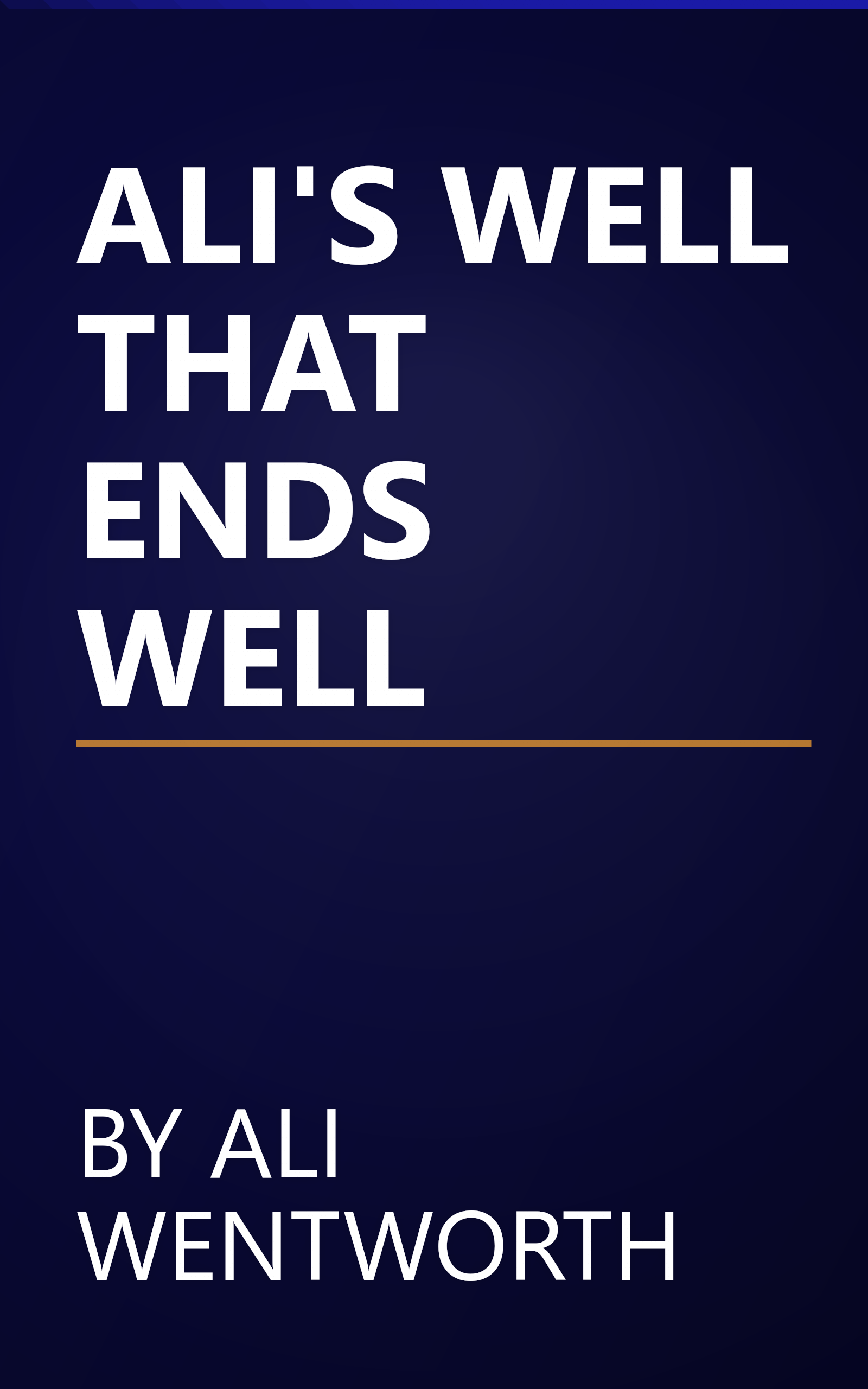 ALI'S WELL THAT ENDS WELL book cover