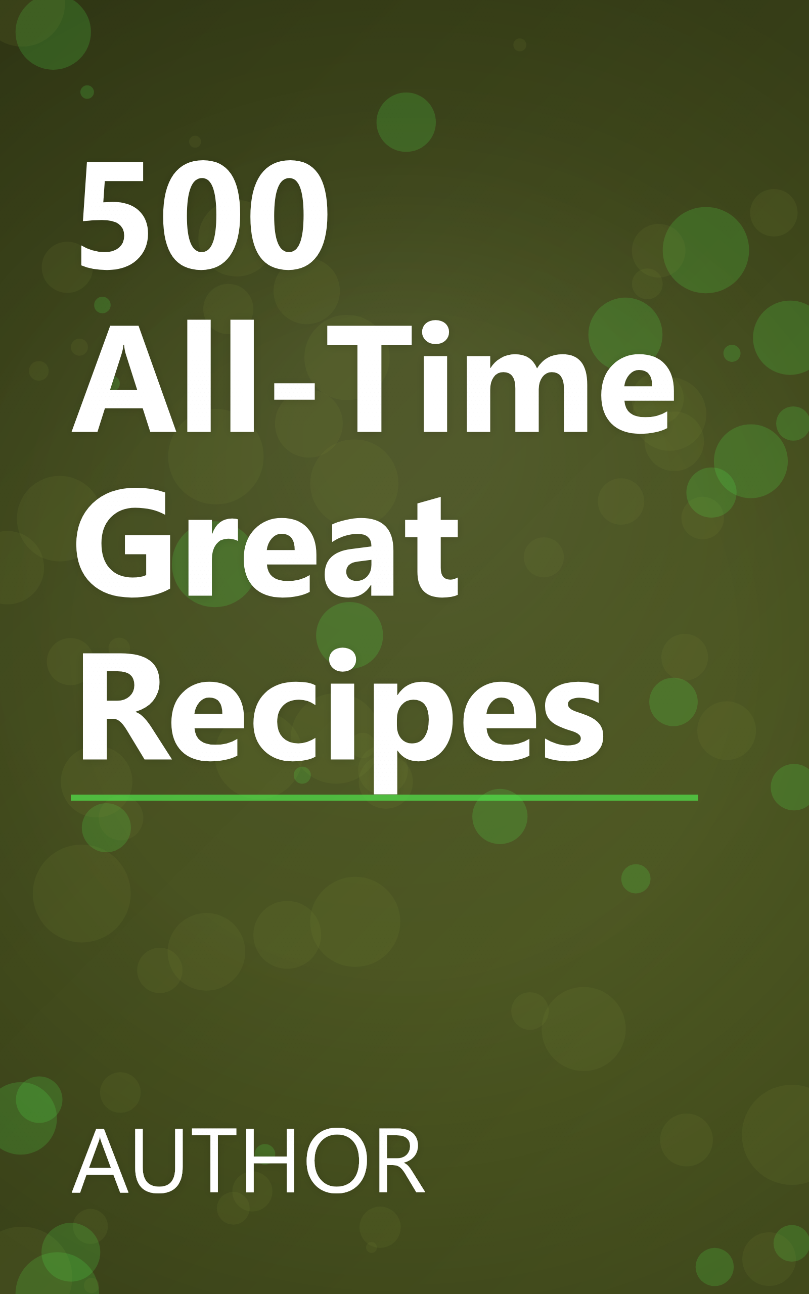 500 All-Time Great Recipes book cover