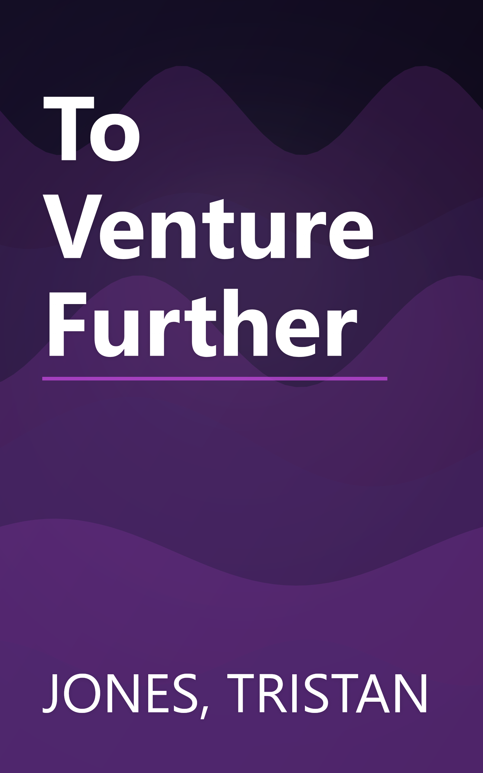 To Venture Further book cover