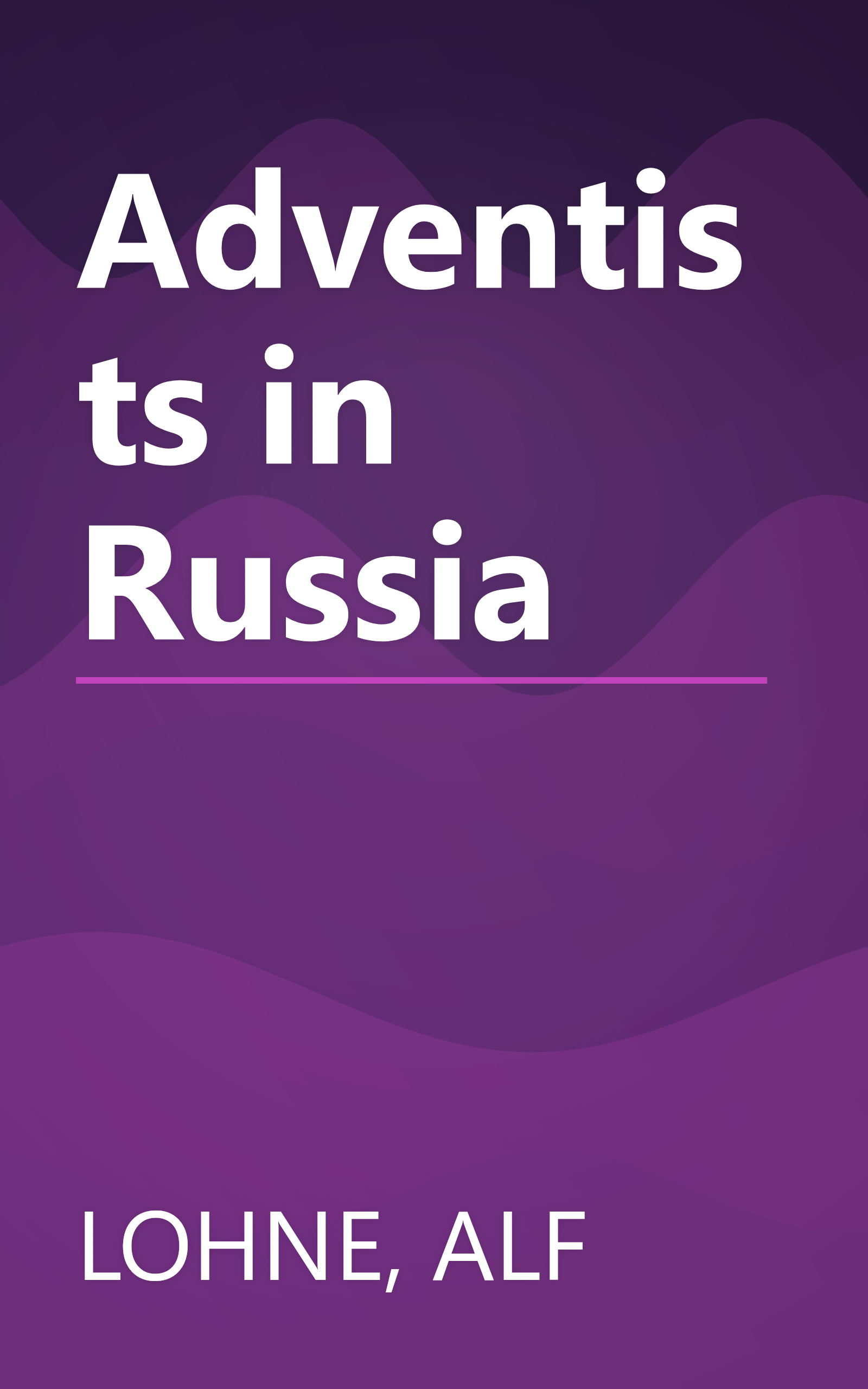 Adventists in Russia book cover