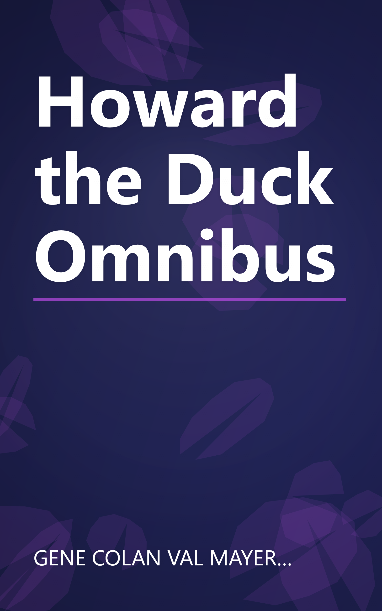 Howard the Duck Omnibus book cover