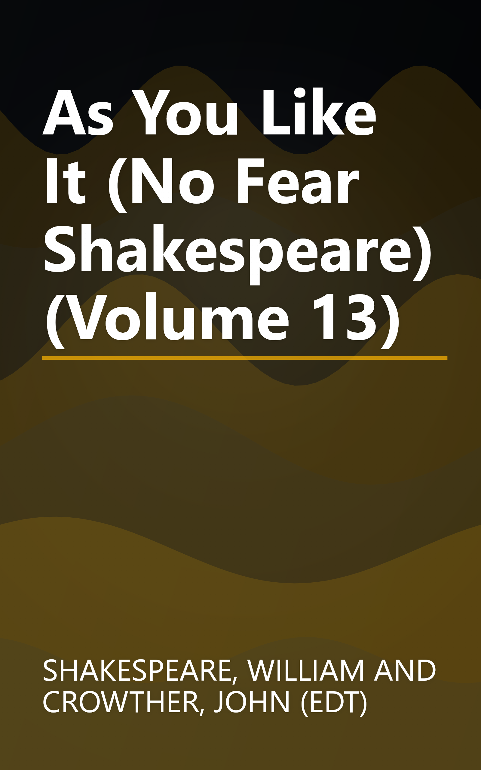 As You Like It (No Fear Shakespeare) (Volume 13) book cover