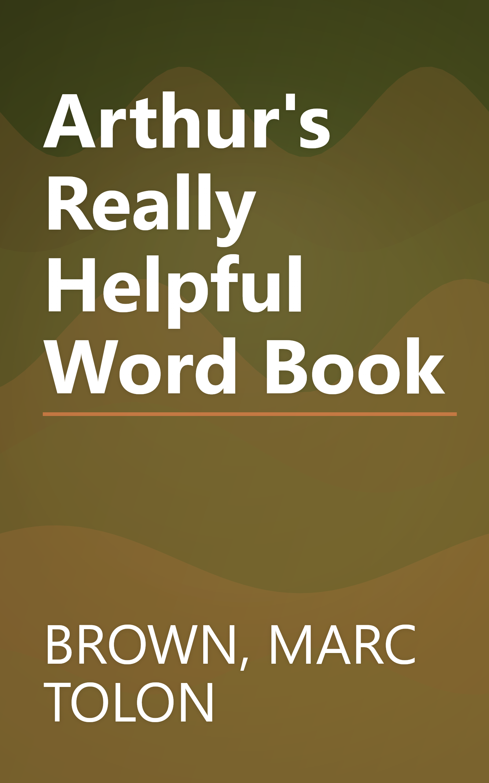 Arthur's Really Helpful Word Book book cover