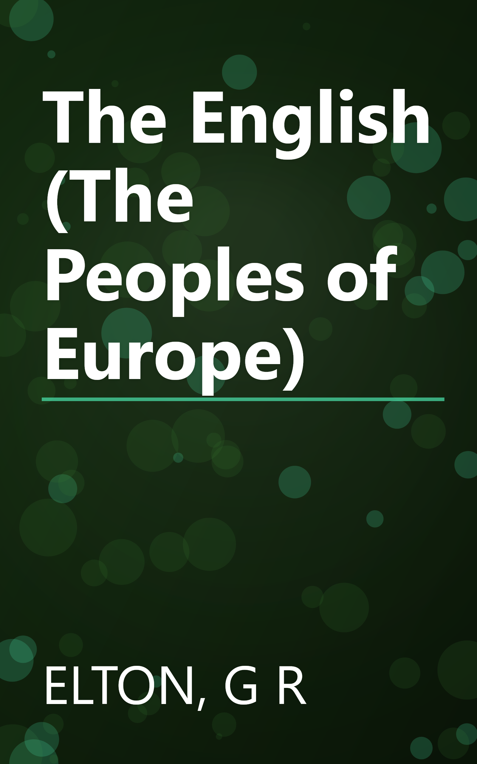 The English (The Peoples of Europe) book cover