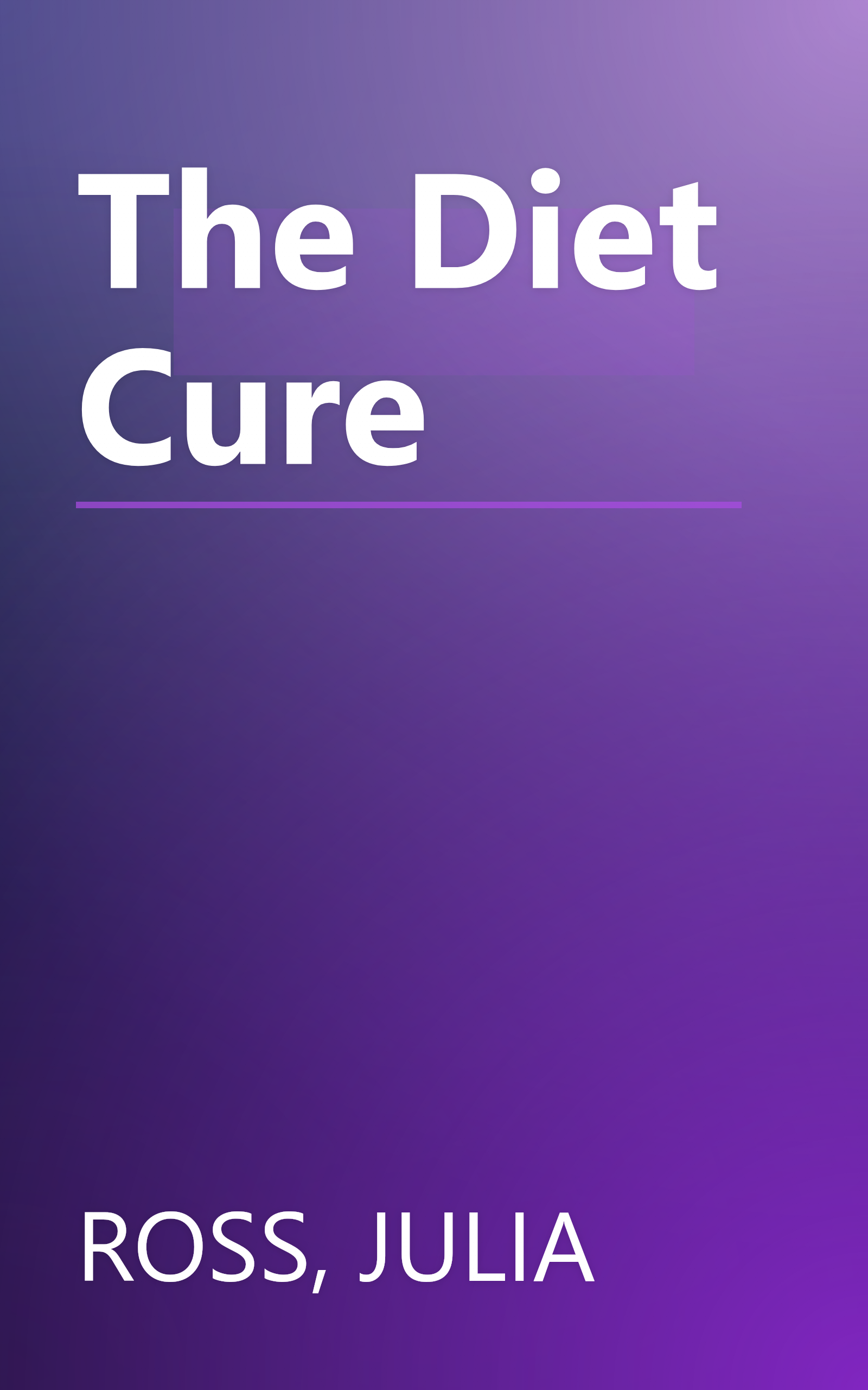 The Diet Cure book cover