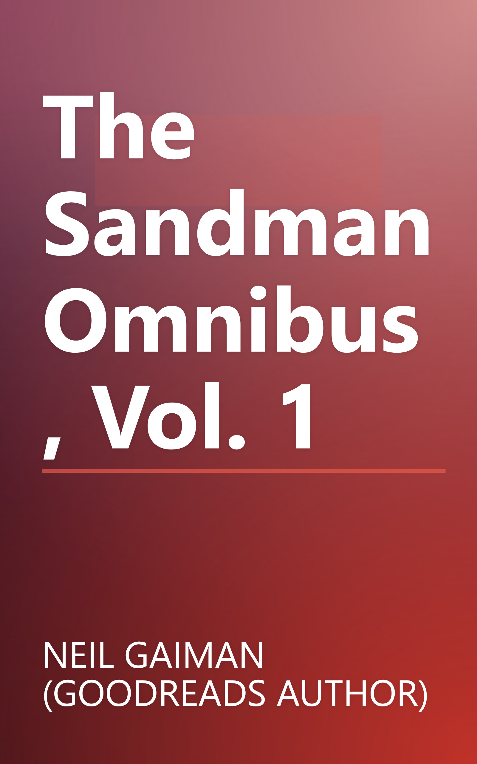 The Sandman Omnibus, Vol. 1 book cover
