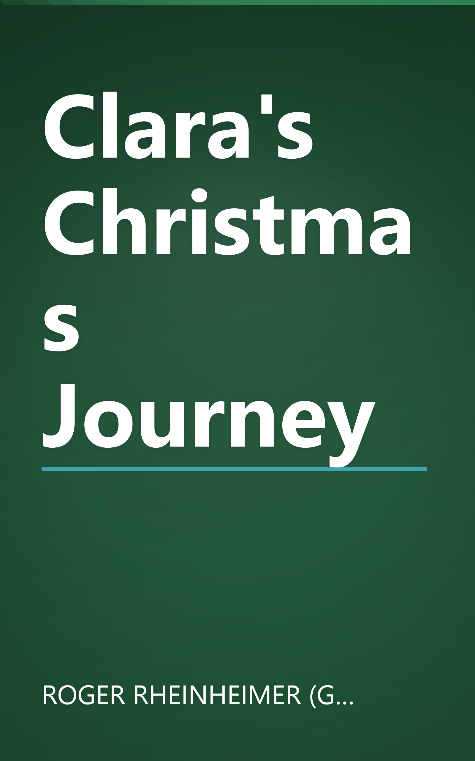 Clara's Christmas Journey book cover