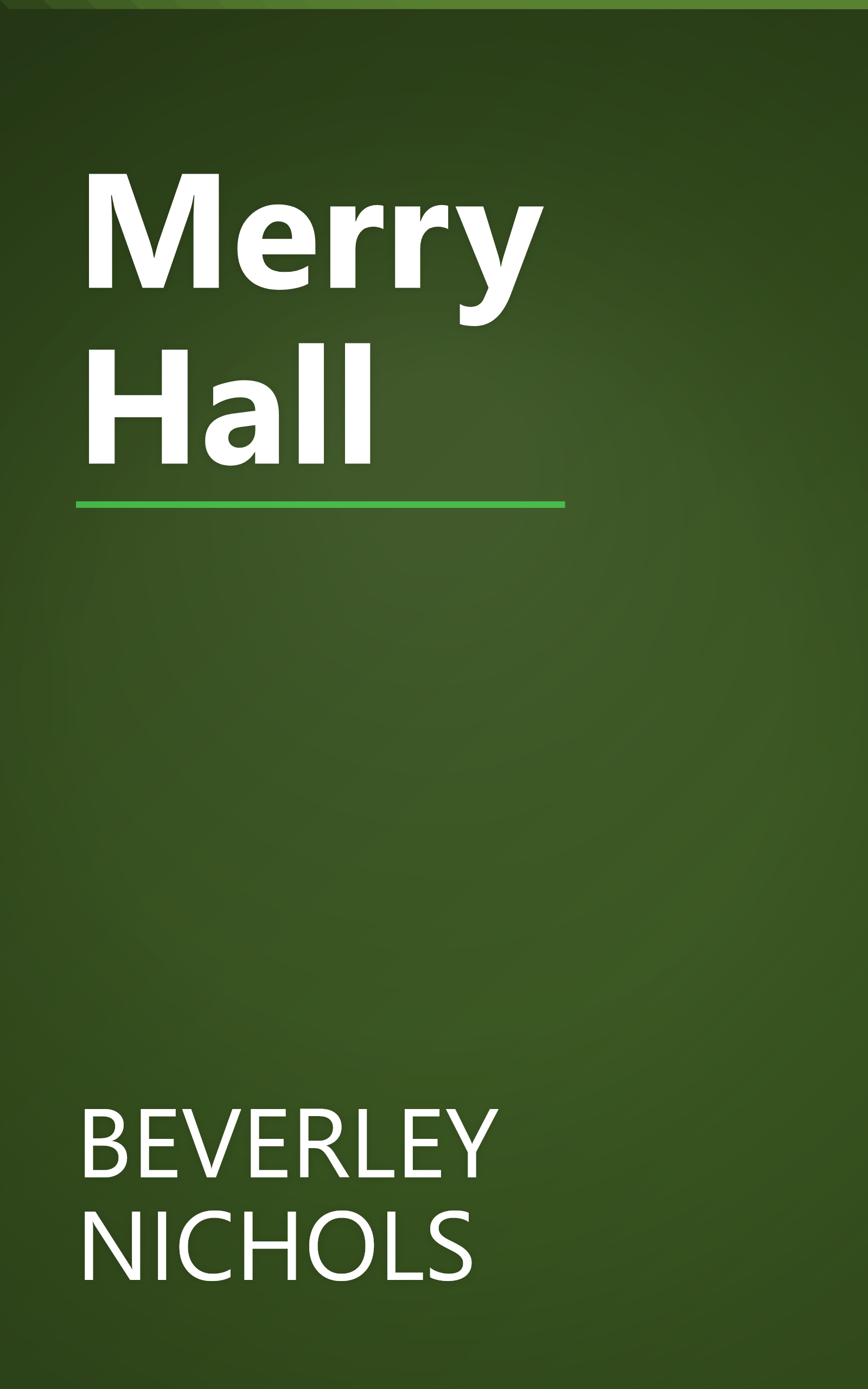 Merry Hall book cover