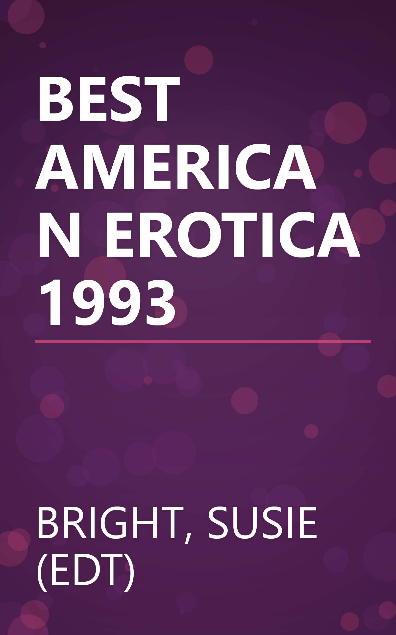 BEST AMERICAN EROTICA 1993 book cover
