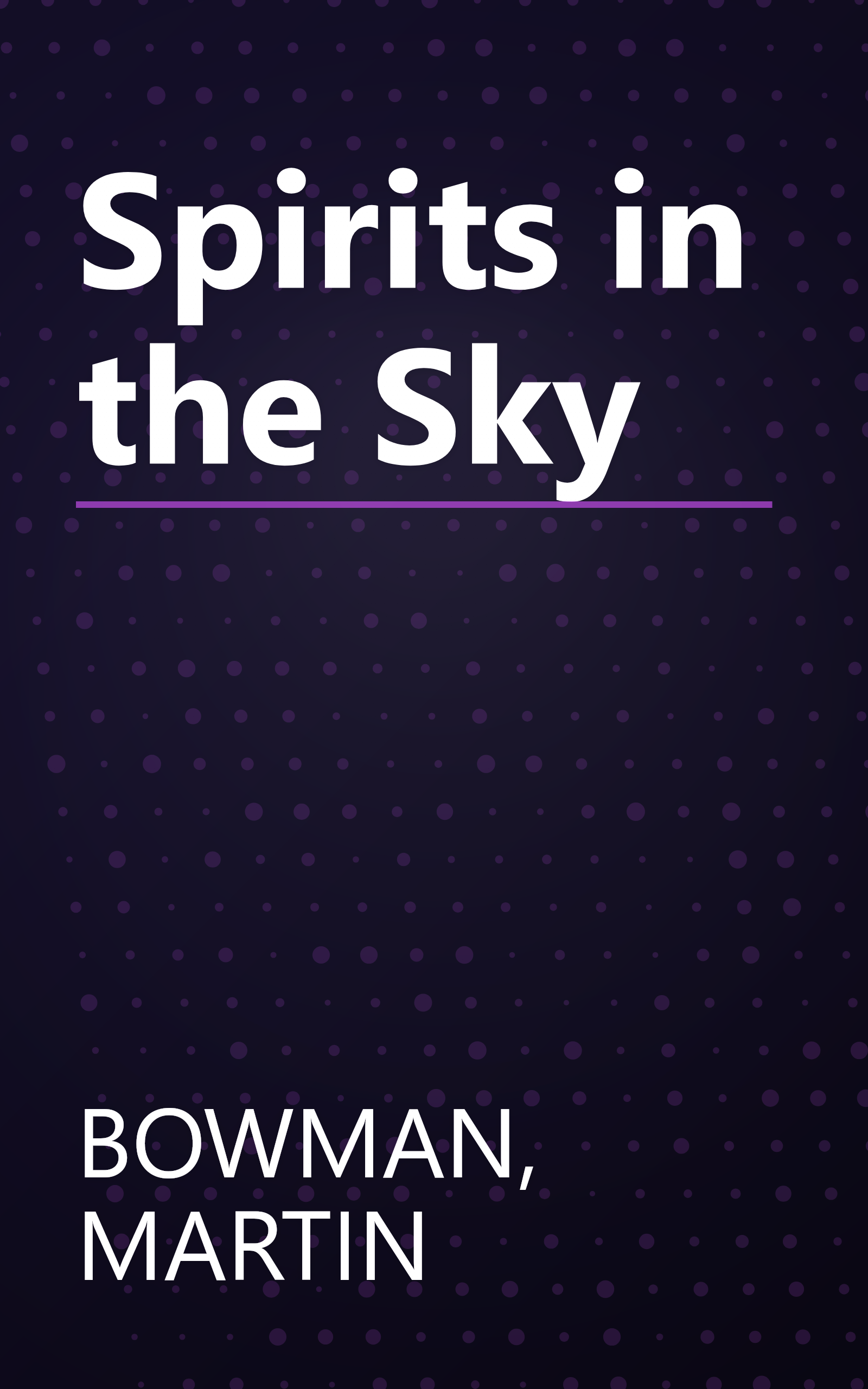 Spirits in the Sky book cover