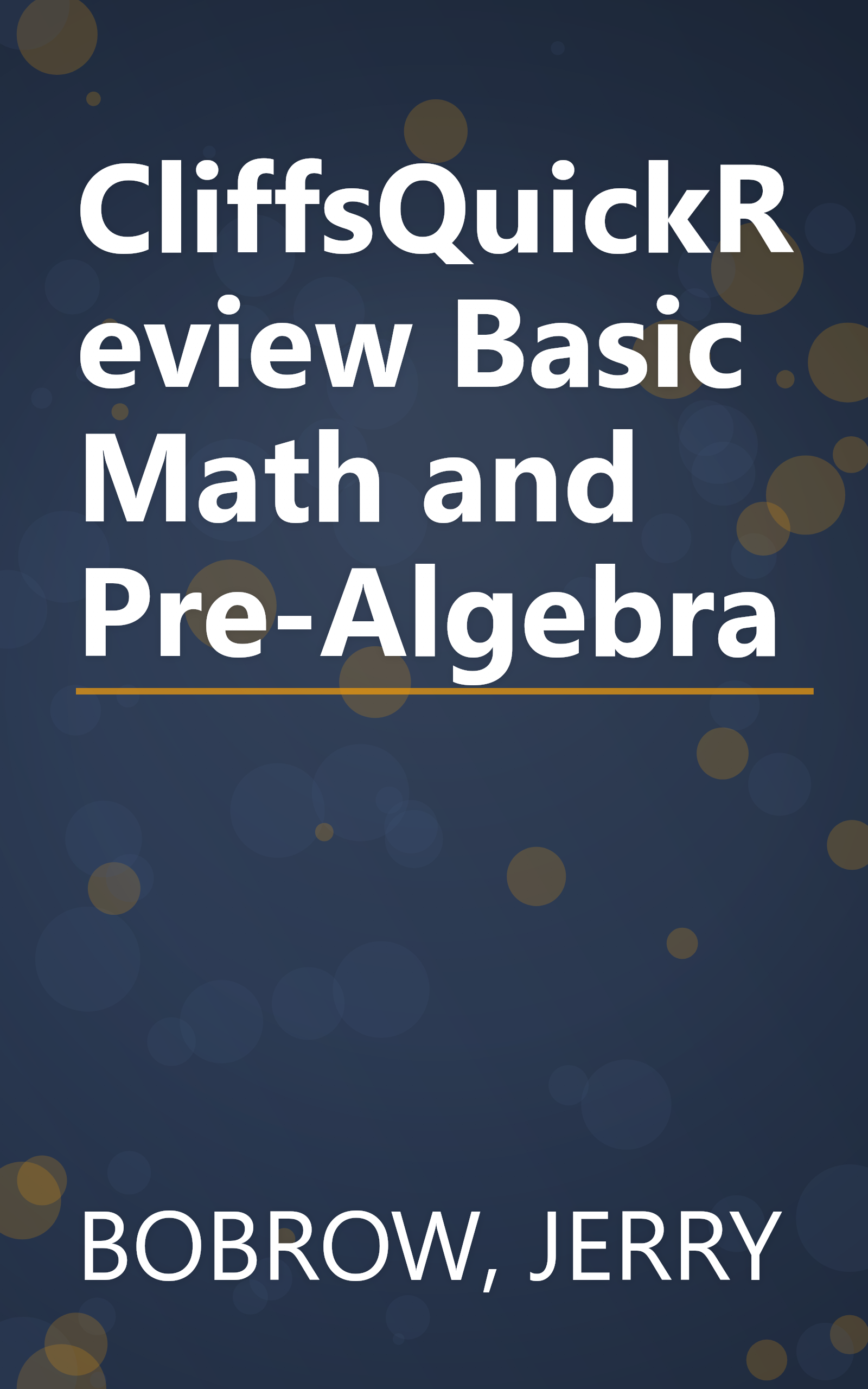 CliffsQuickReview Basic Math and Pre-Algebra book cover