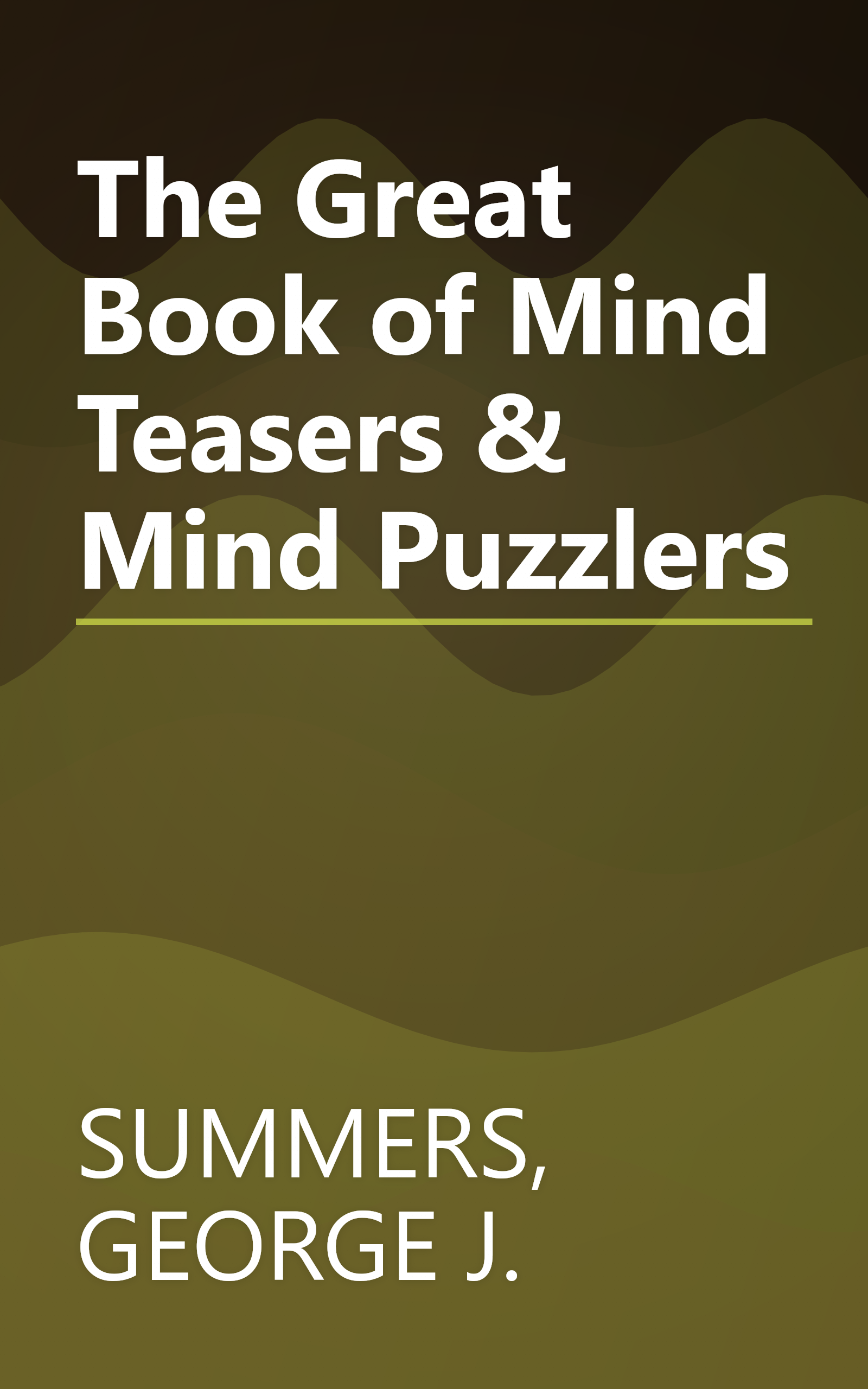 The Great Book of Mind Teasers & Mind Puzzlers book cover