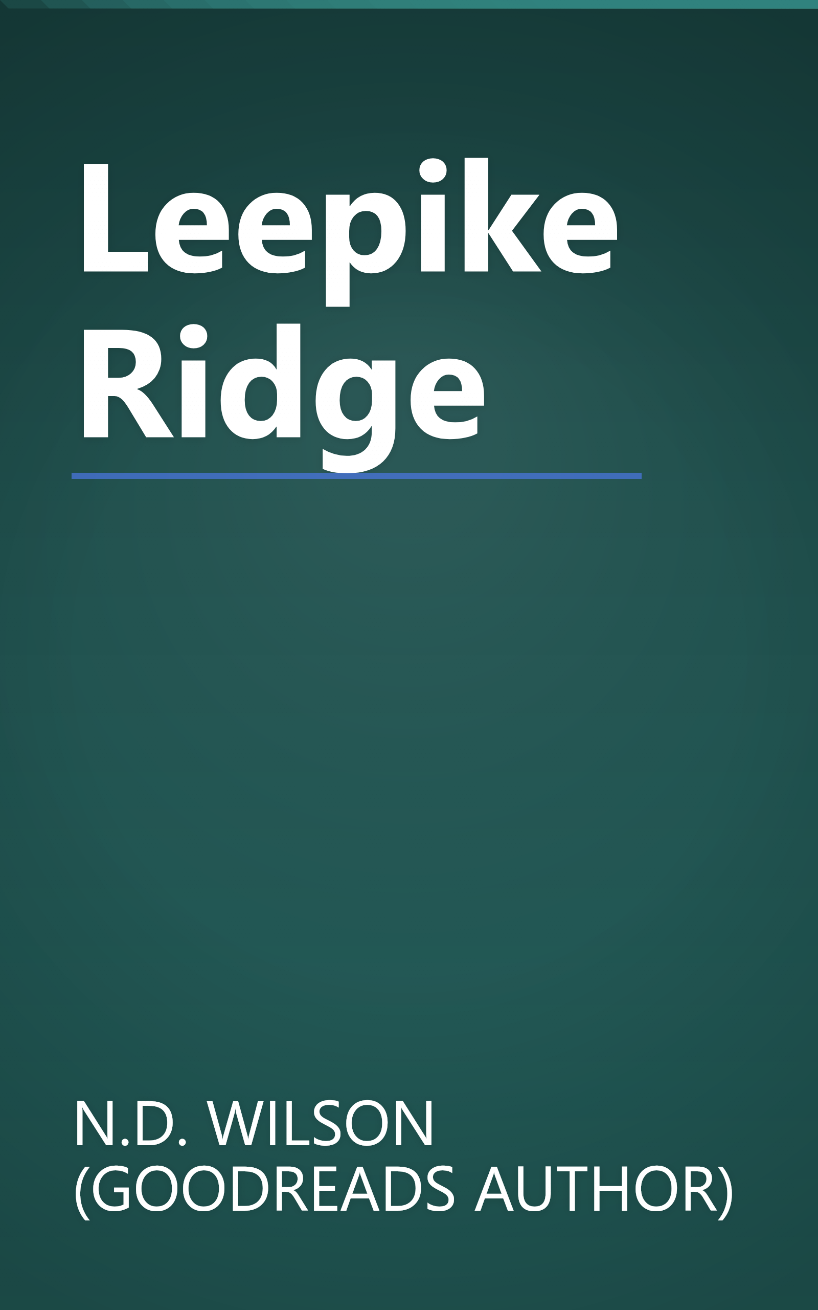 Leepike Ridge book cover