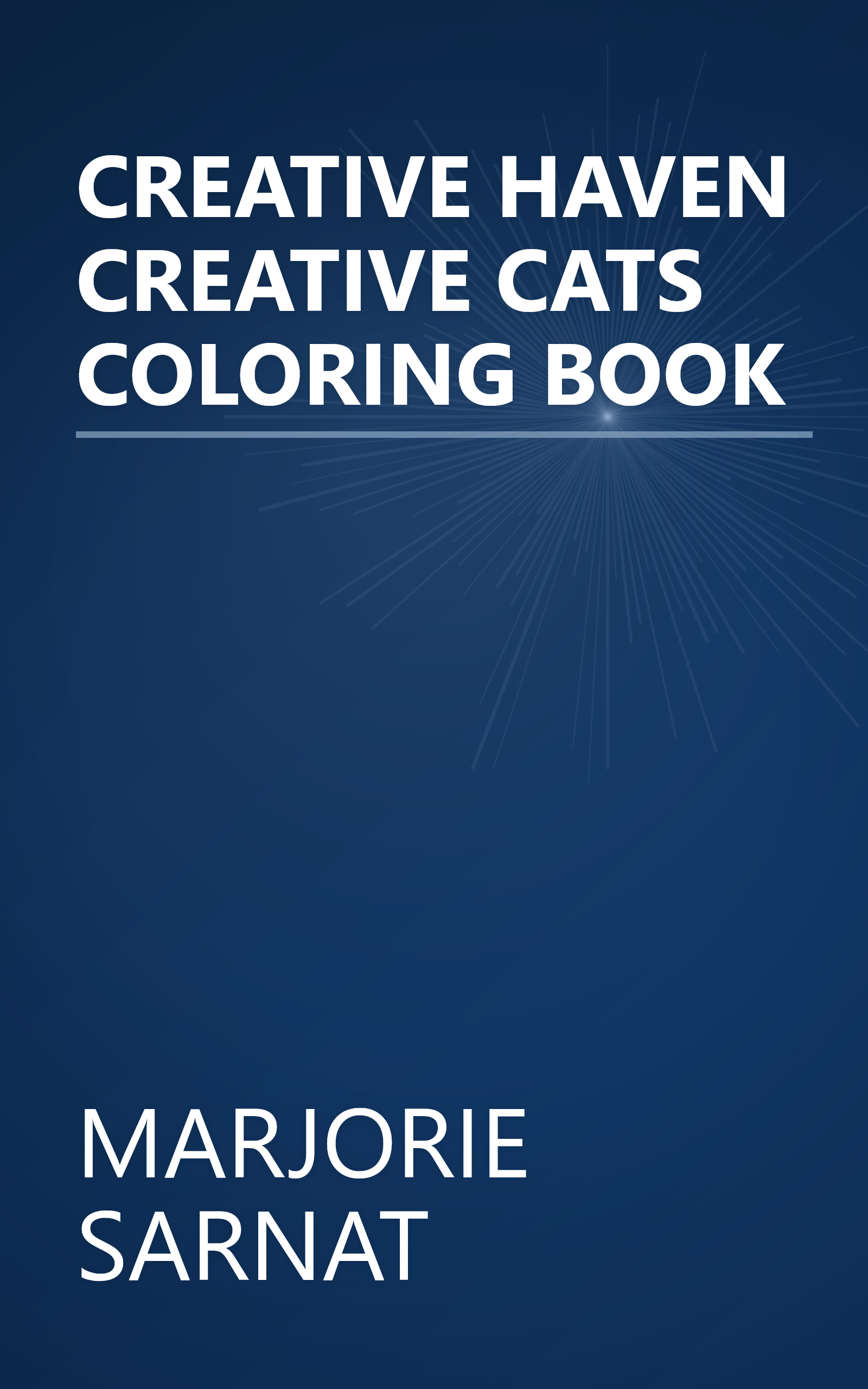 CREATIVE HAVEN CREATIVE CATS COLORING BOOK book cover