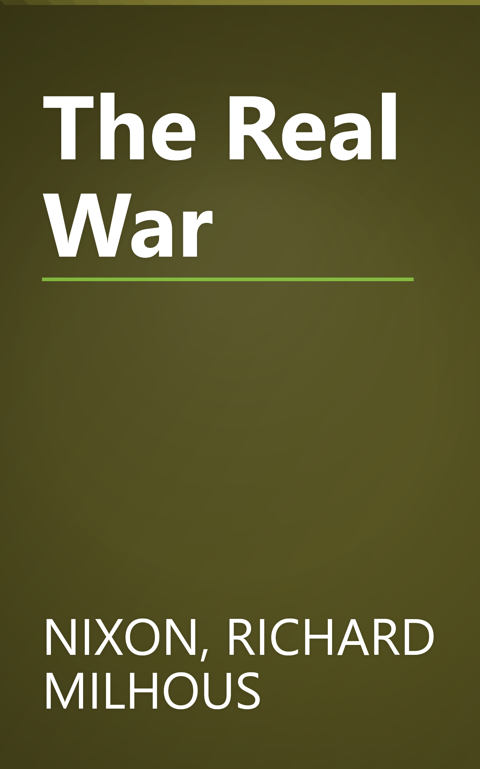 The Real War book cover