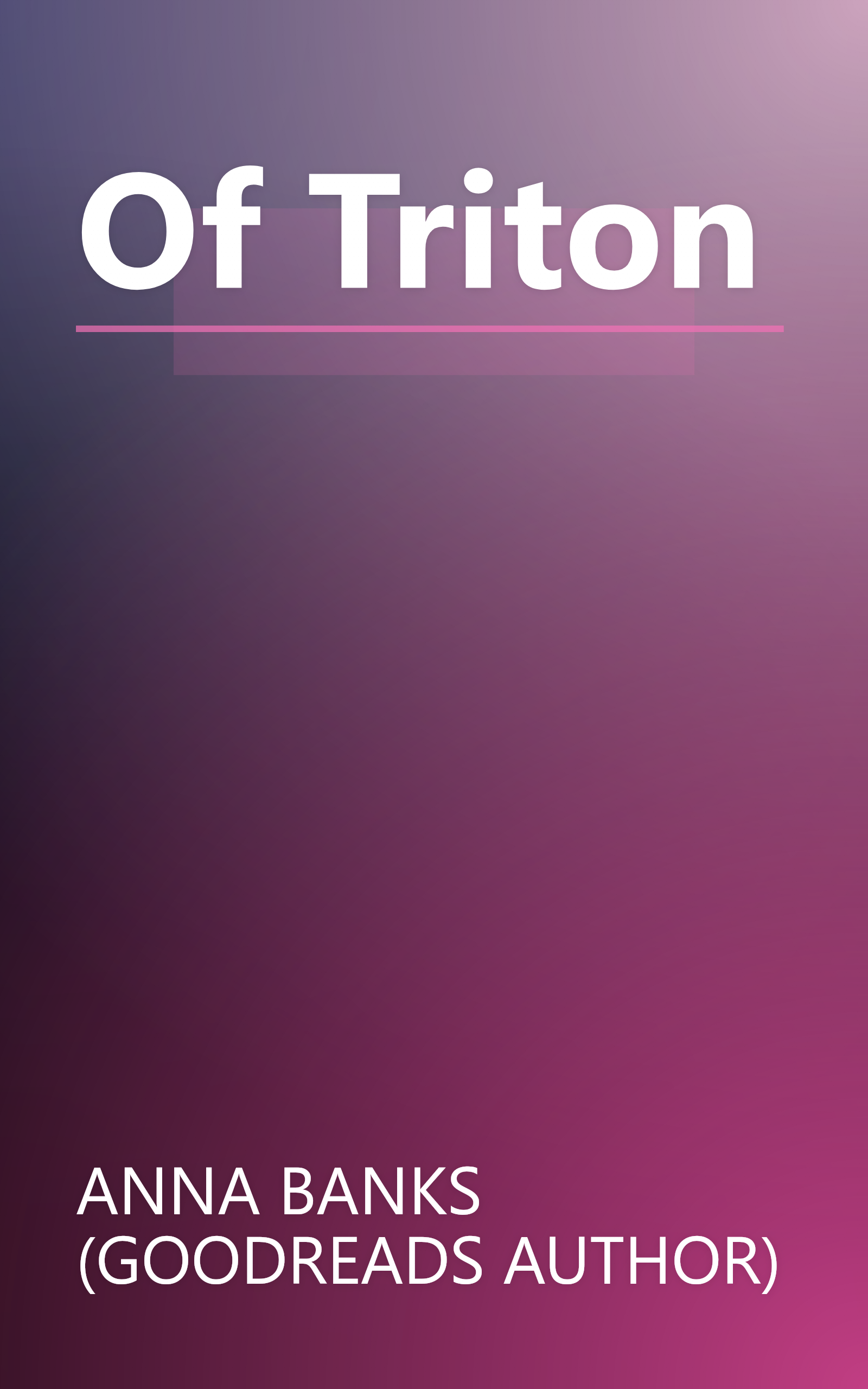 Of Triton book cover